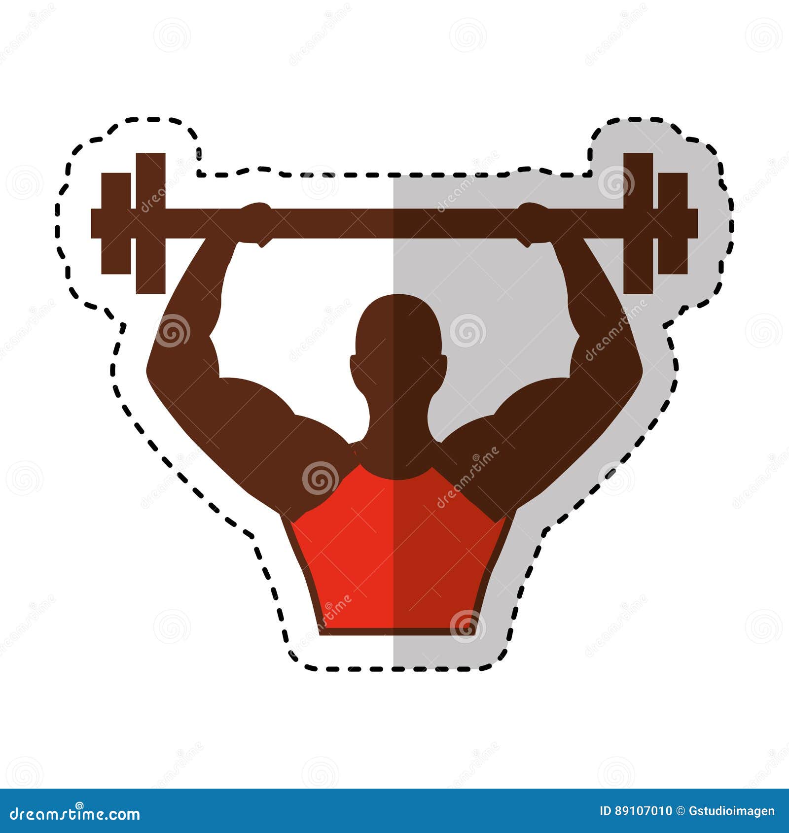 Figura Do Ser Humano Do Homem Forte Ilustração do Vetor - Ilustração de ...