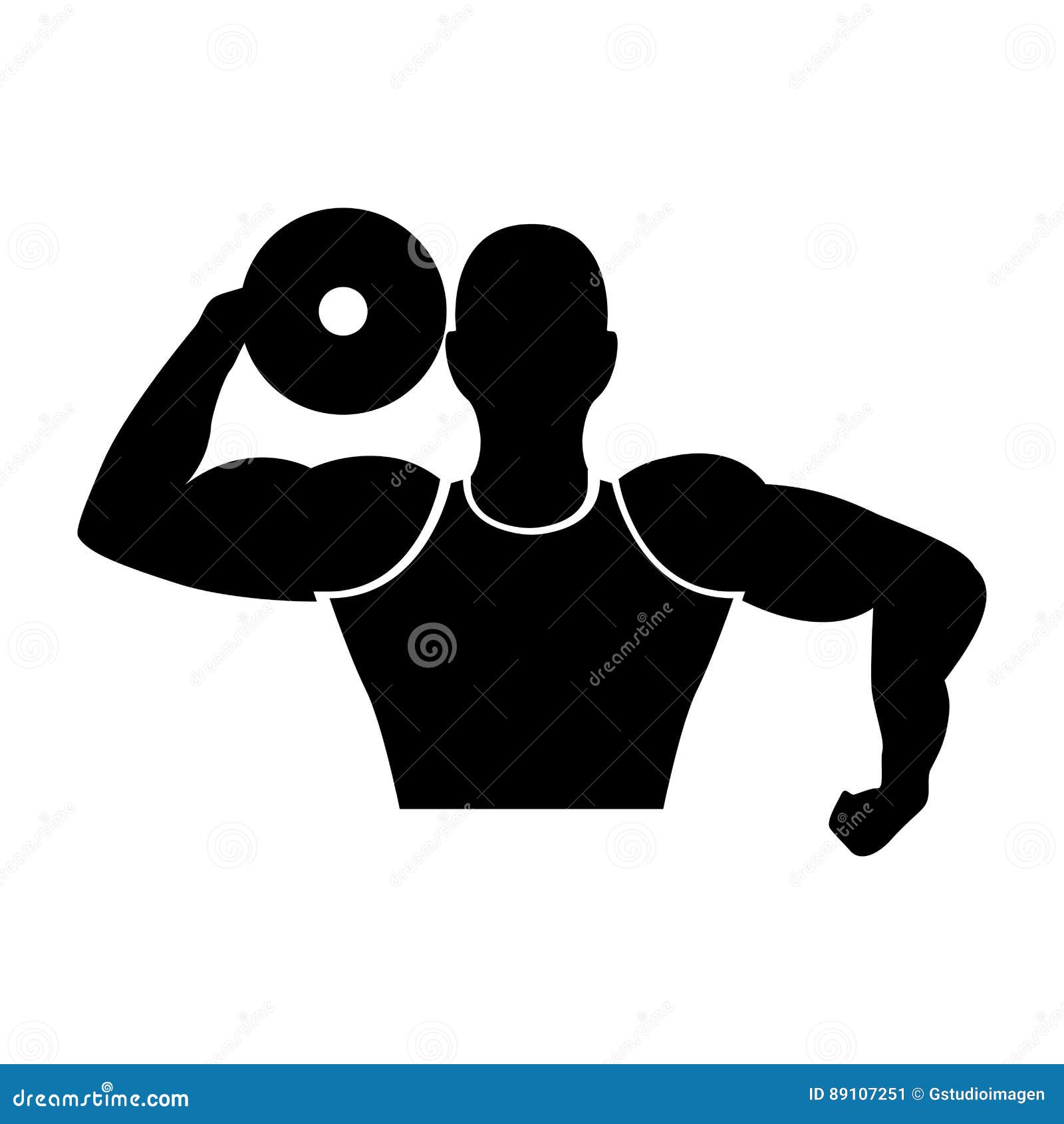 Figura Do Ser Humano Do Homem Forte Ilustração do Vetor - Ilustração de ...