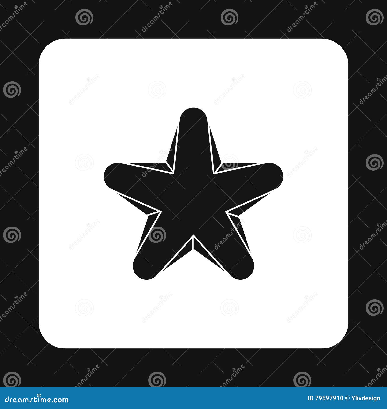 Figura Geometrica Icona Della Stella, Stile Semplice Illustrazione ...