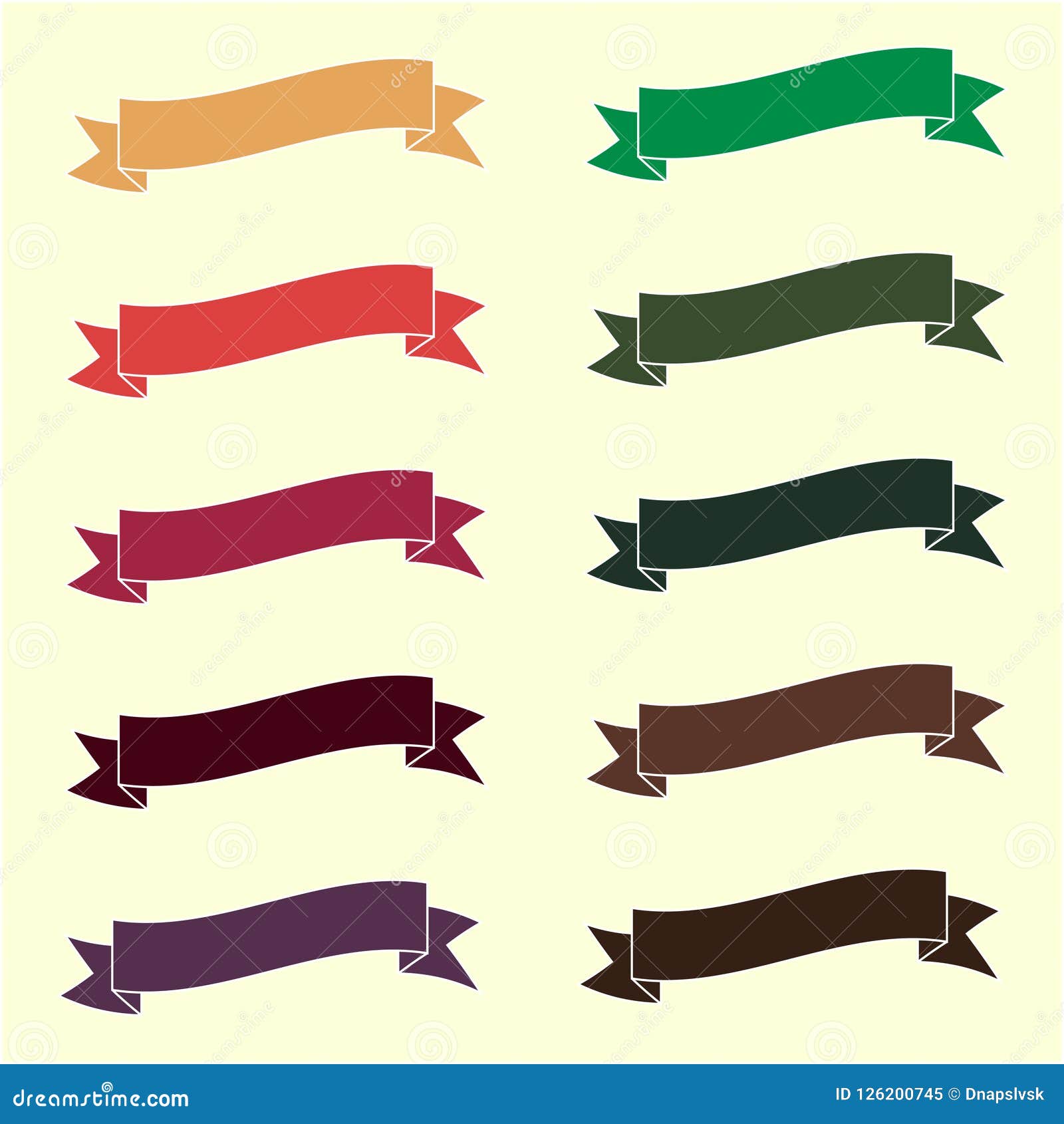 Figuras Coloreadas En Un Color Blanco Ilustración del Vector ...