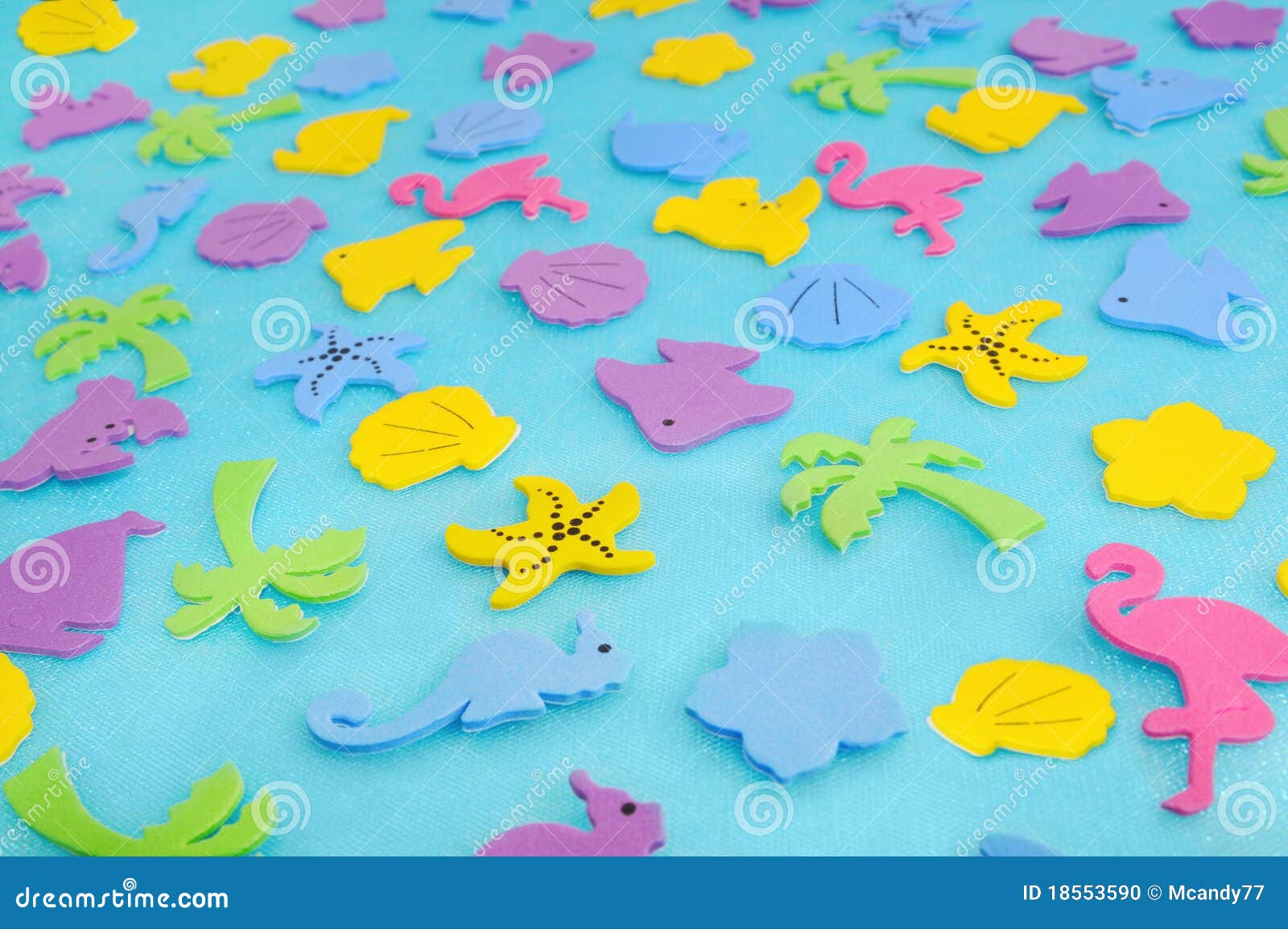 Figuras en un tema del mar foto de archivo. Imagen de flamenco - 18553590