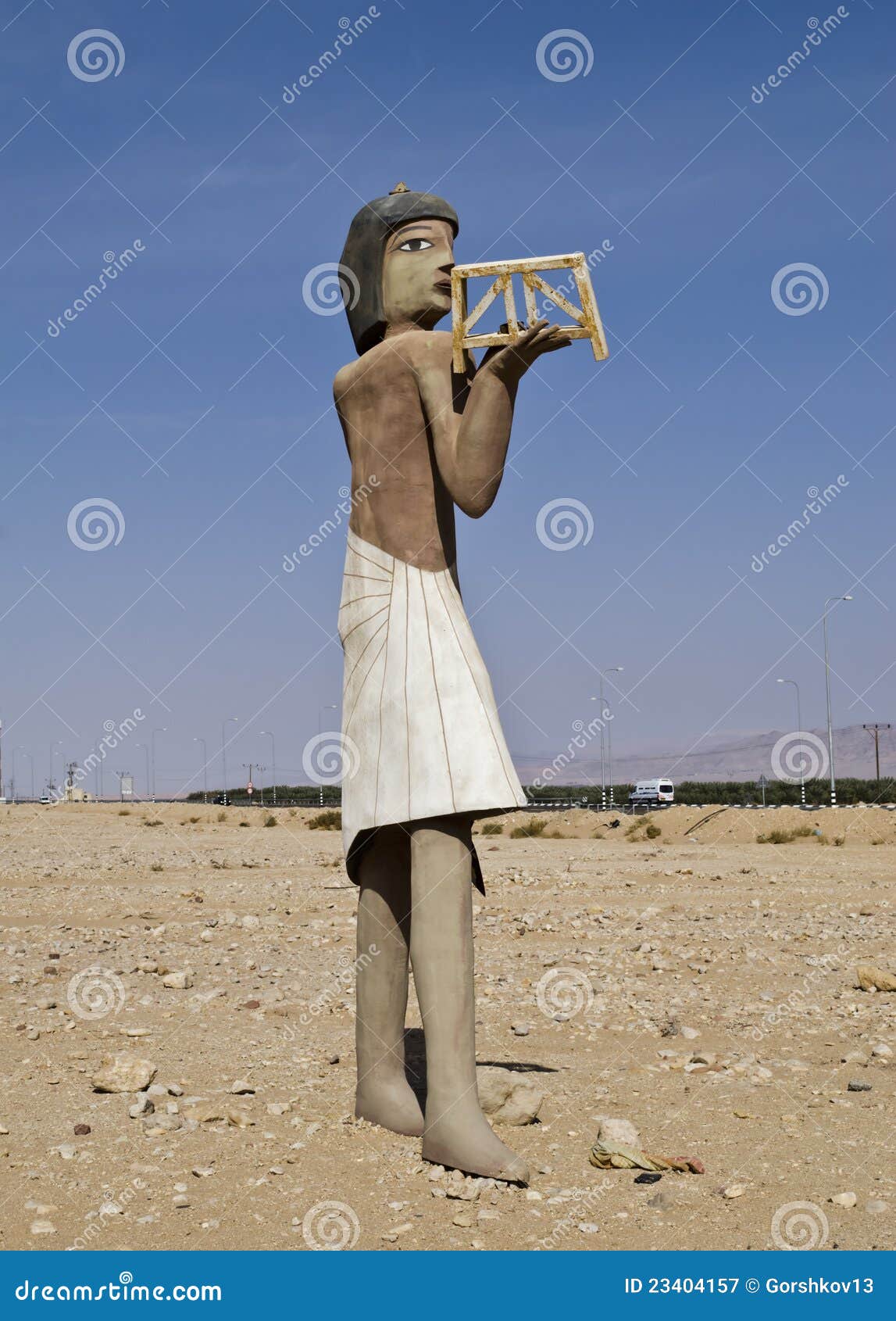 Figure of Ancient Egyptian Man Stock Image - Image of ancient, reserve ...