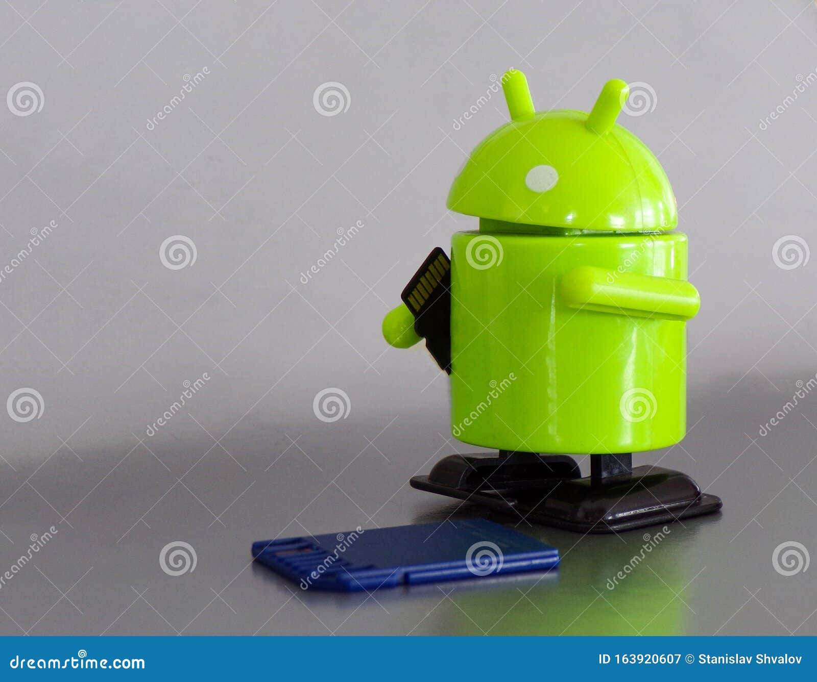 Figure Android close-up. editorial photography. Image of internet ...