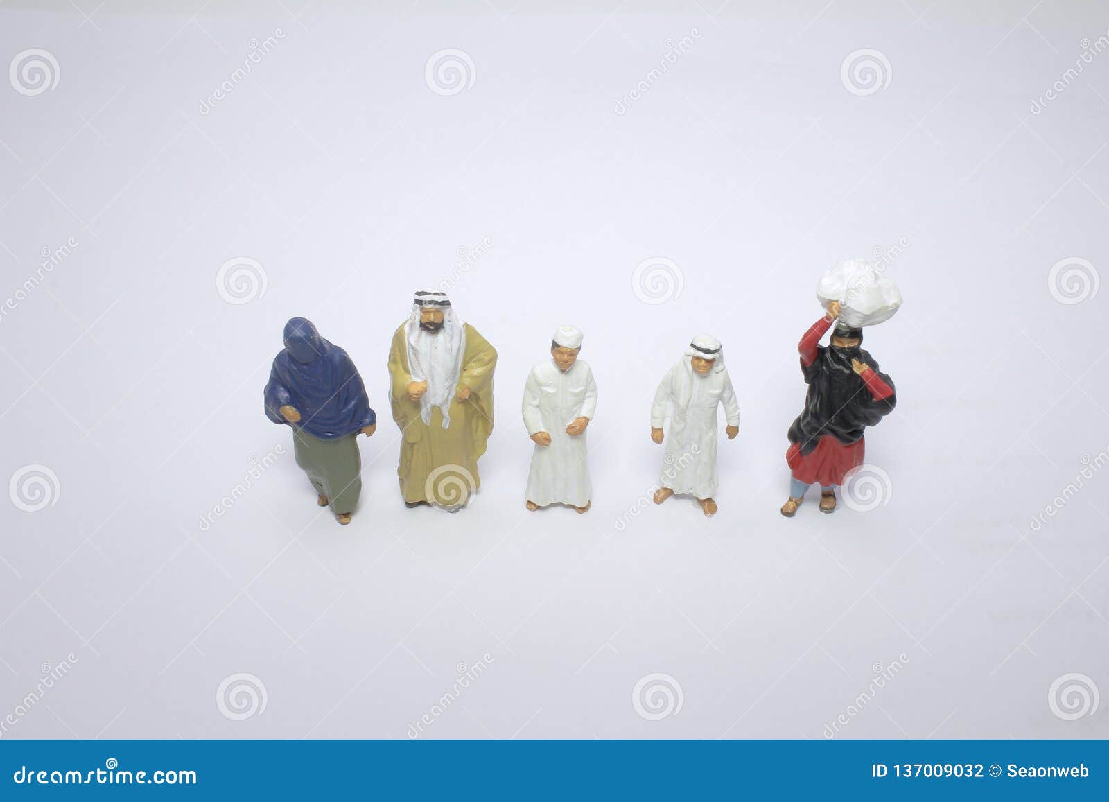 The Figure of Arabic People on Board Stock Photo - Image of smile ...