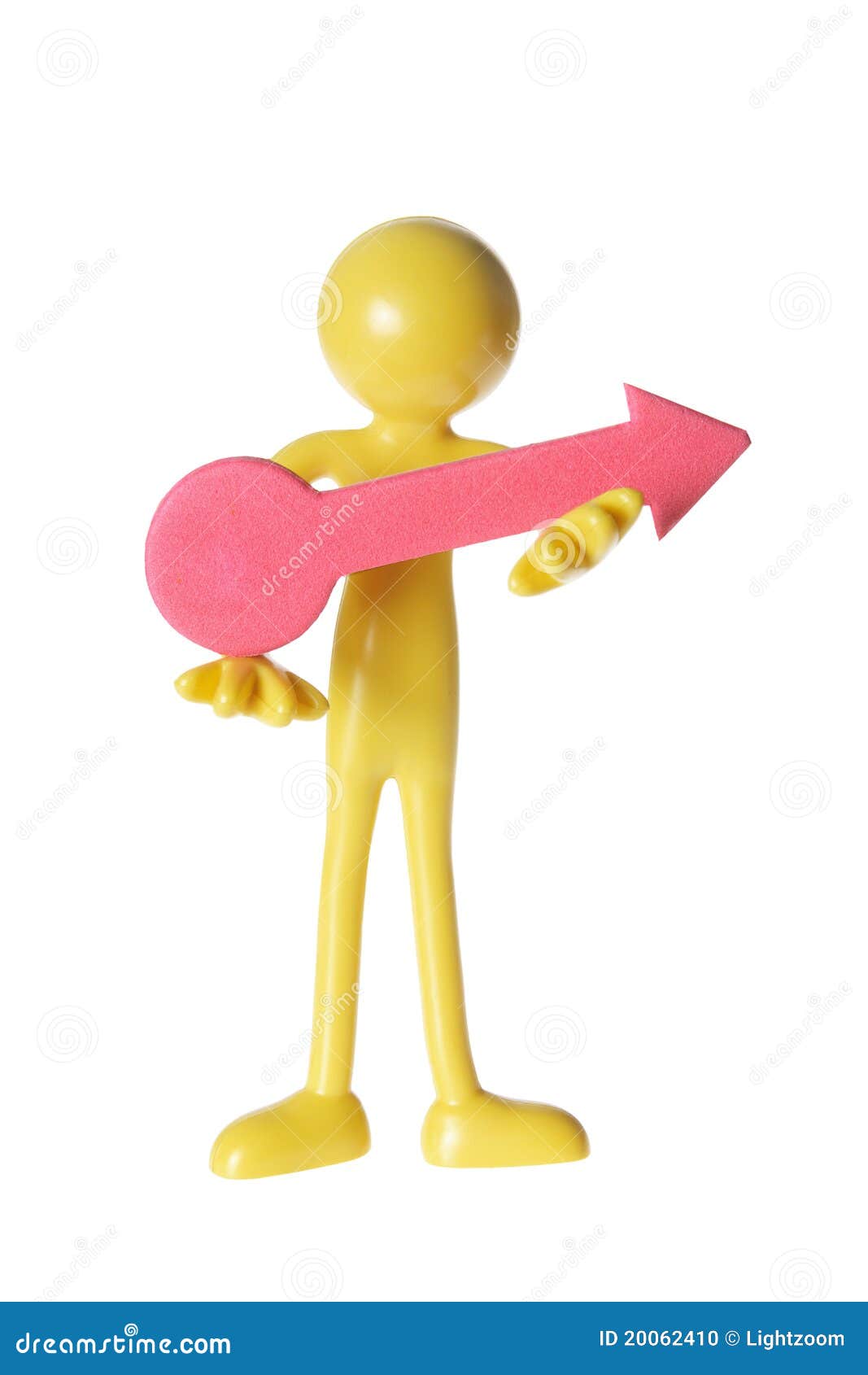 Figure with Arrow stock photo. Image of indicator, white - 20062410