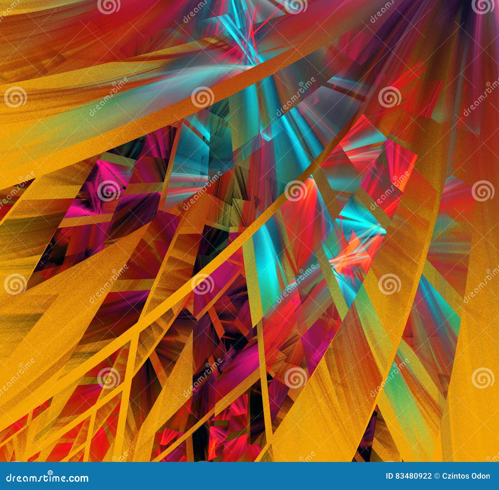 Figure Astratte Multicolori Illustrazione di Stock - Illustrazione di ...