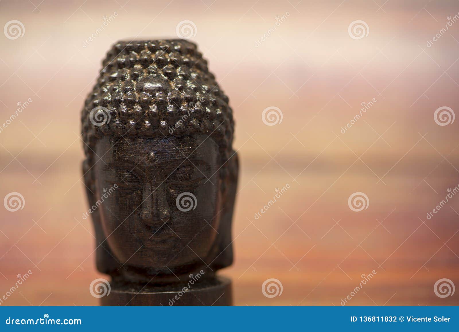 The Black Figure of a Meditating Buddha Stock Photo - Image of ...