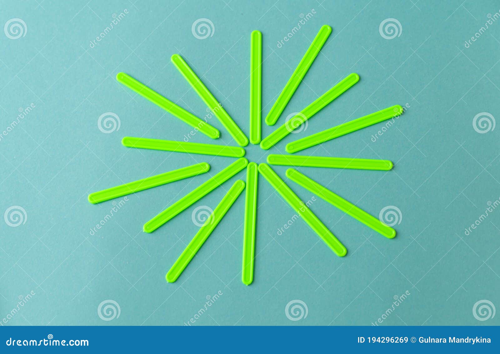 Counting Sticks Ordered To Form A Descending Bar Chart Royalty-Free ...