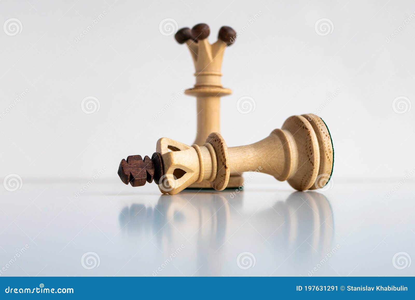 Defeated Man And A Man Figure Standing Behind Him Royalty-Free Stock ...