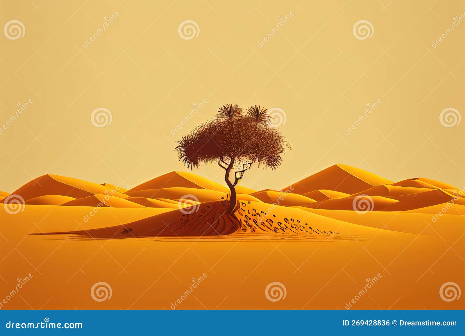 Figure Desert Minimalism. Generative AI Stock Illustration ... Figure Desert Minimalism. Generative AI Stock Illustration ...