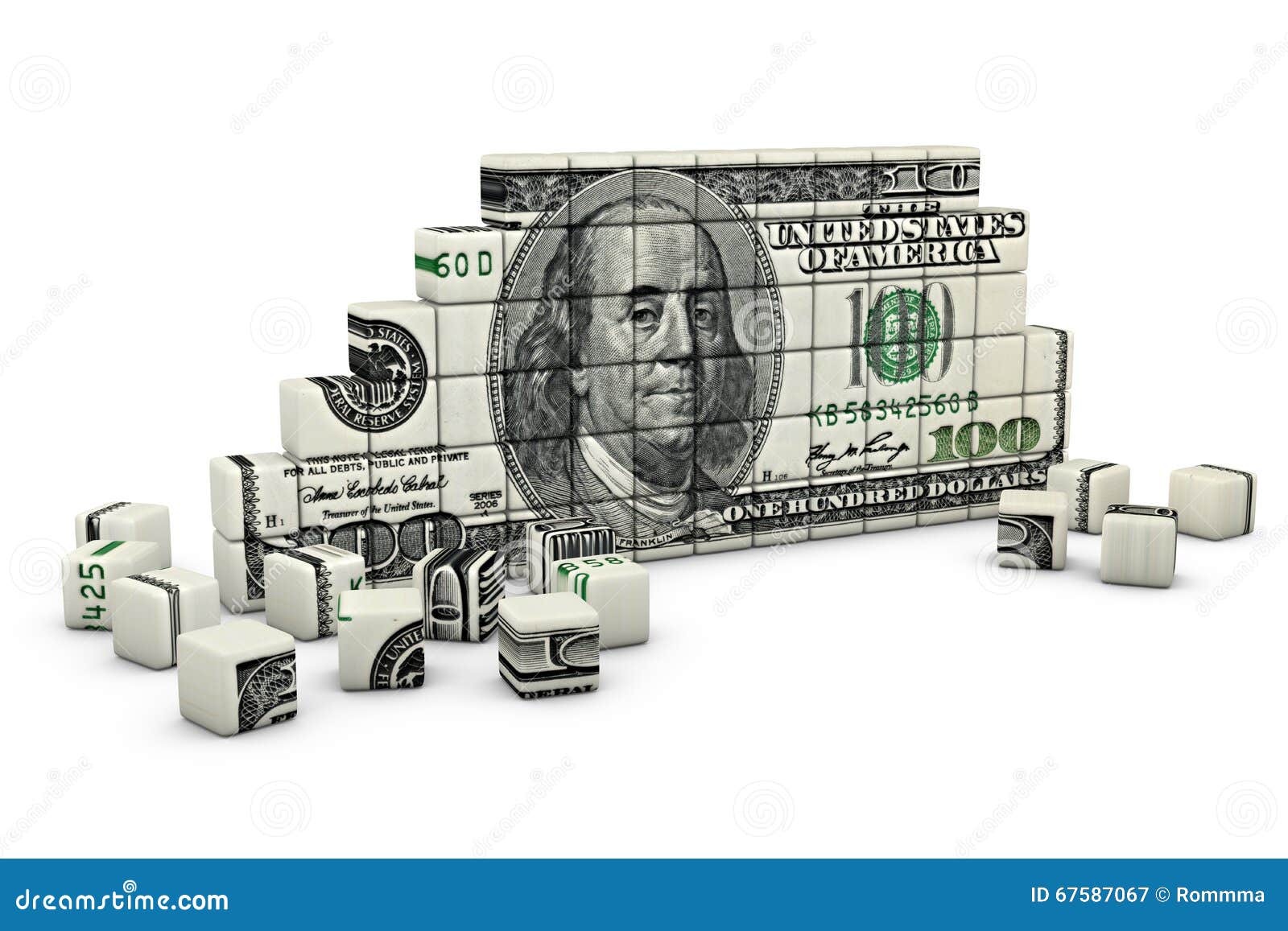 The figure of a dollar stock illustration. Illustration of square ...