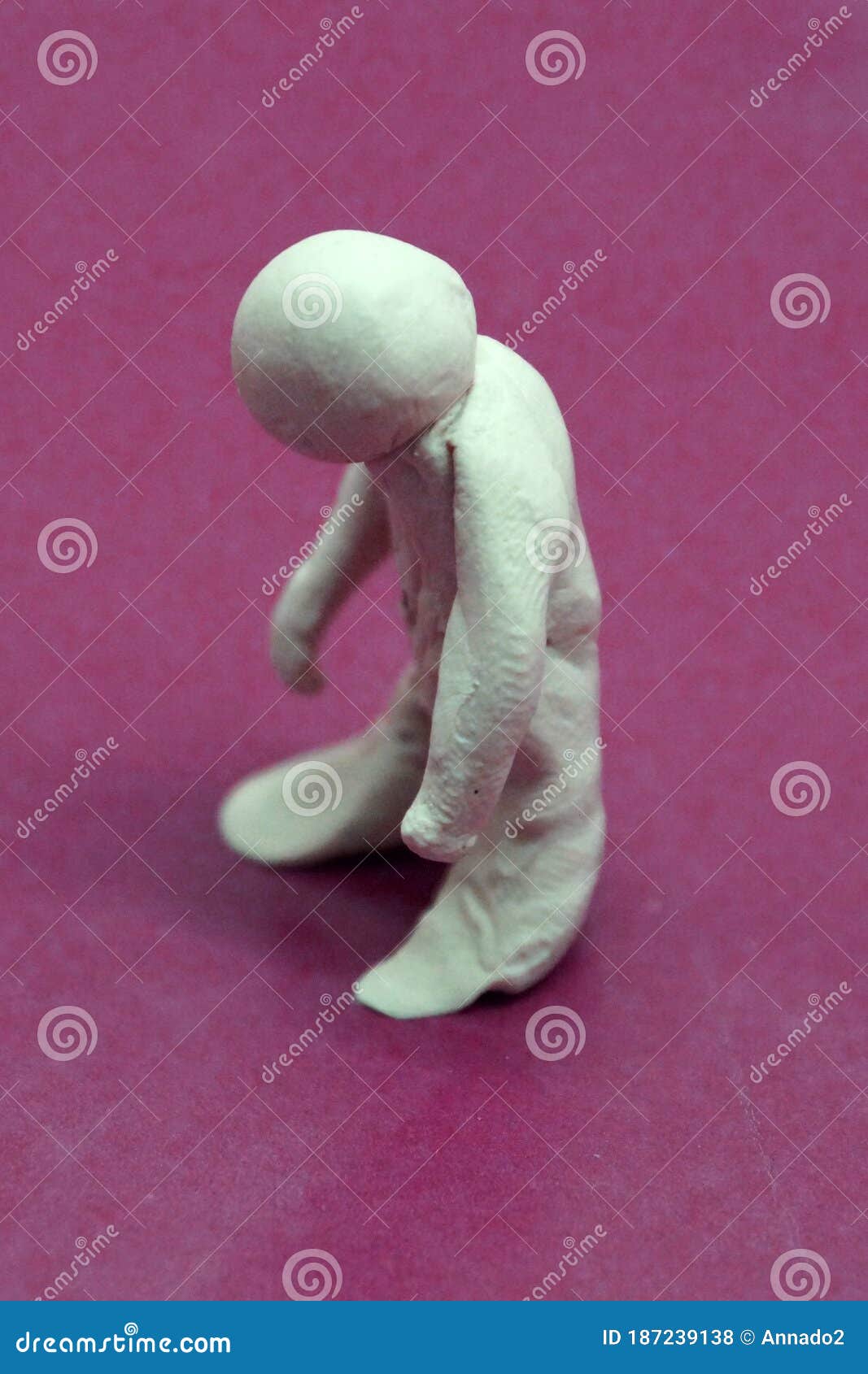 A Figure of a Drooping Man, Symbolizing a Crisis, Fatigue, Collapse ...