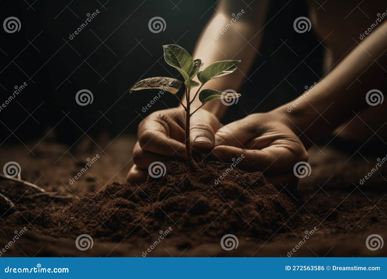 A Figure of Eco-consciousness, Nature Conservation, AI-generated Stock ...