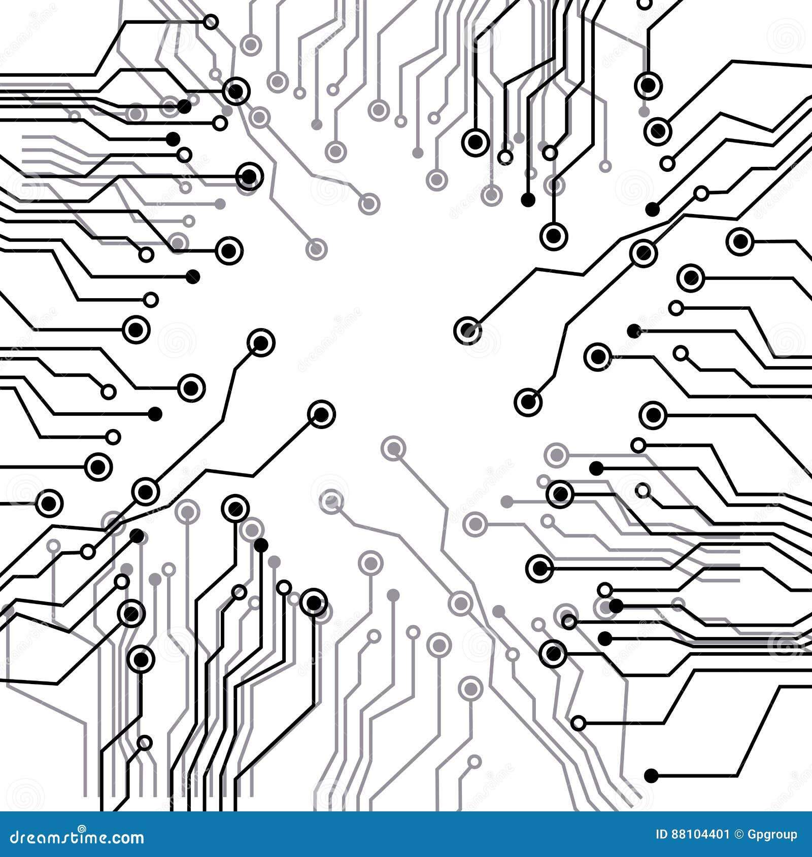 Figure Electrical Circuits Icon Stock Illustration - Illustration of ...