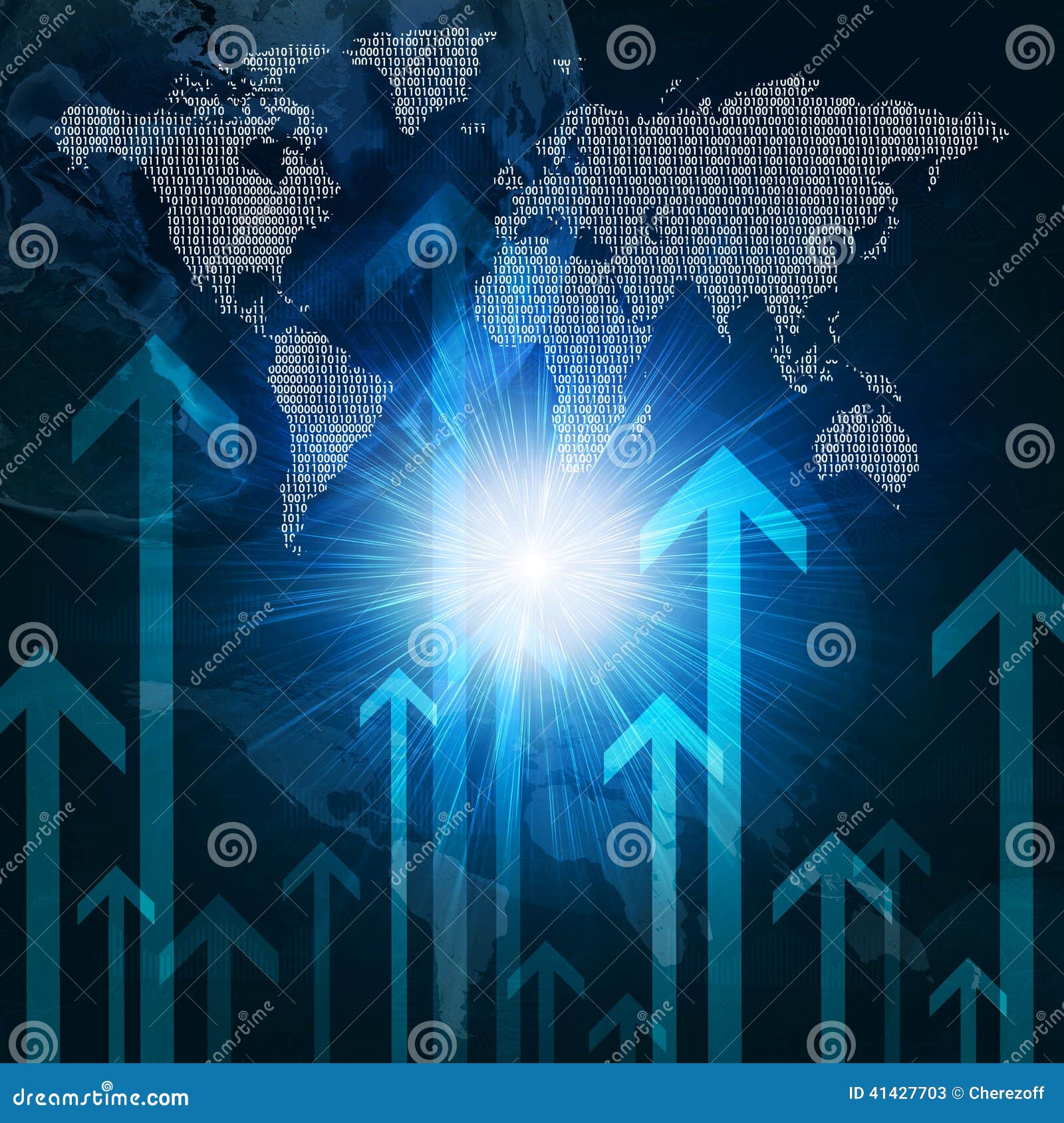 Figure, Frecce E Mappa Di Mondo D'ardore Illustrazione di Stock ...