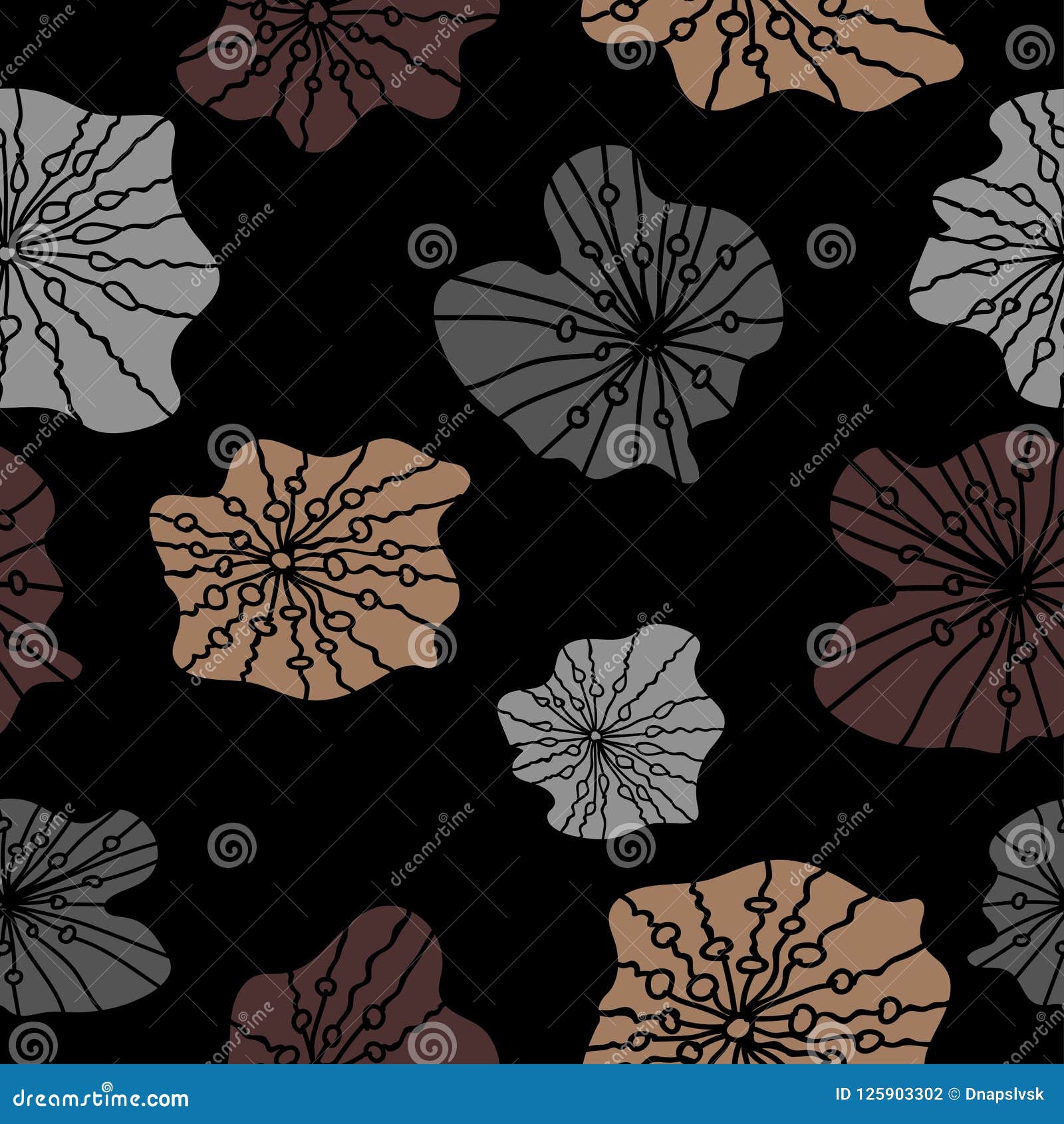 Figure Geometriche Dei Colori Grigi E Marroni Illustrazione Vettoriale ...