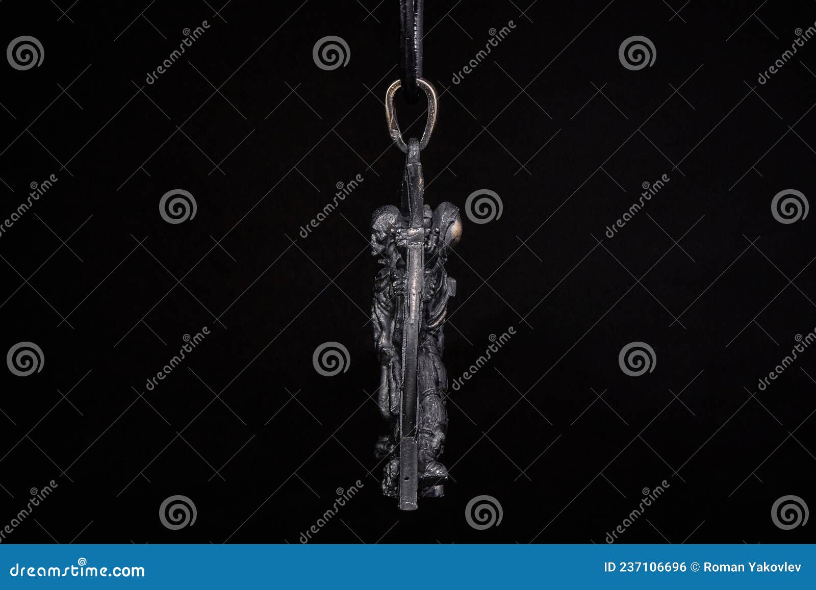 Figure of an Alien Astronaut on a Suspension Stock Photo - Image of ...