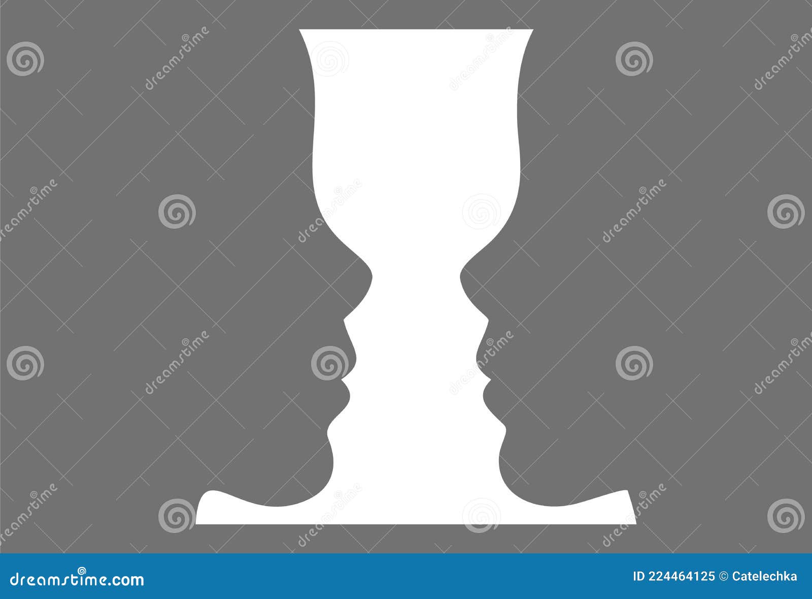 Figure-ground Perception. Face And Vase. Identifying A Figure From The ... Figure-ground Perception. Face And Vase. Identifying A Figure From The ...