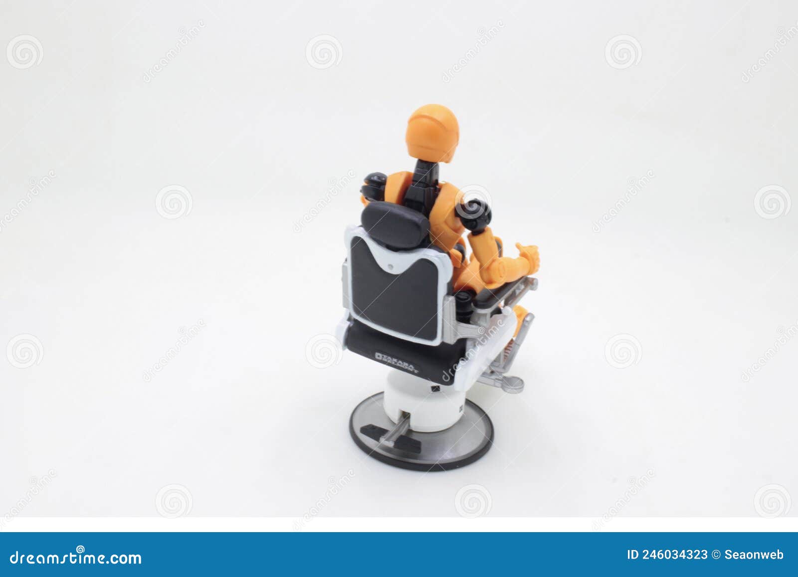 A Figure Having Haircut at Barber Shop Stock Image - Image of interior ...