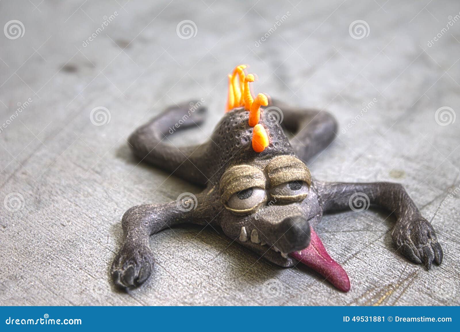 Figure Hedgehog punk. stock image. Image of plastic, lies - 49531881