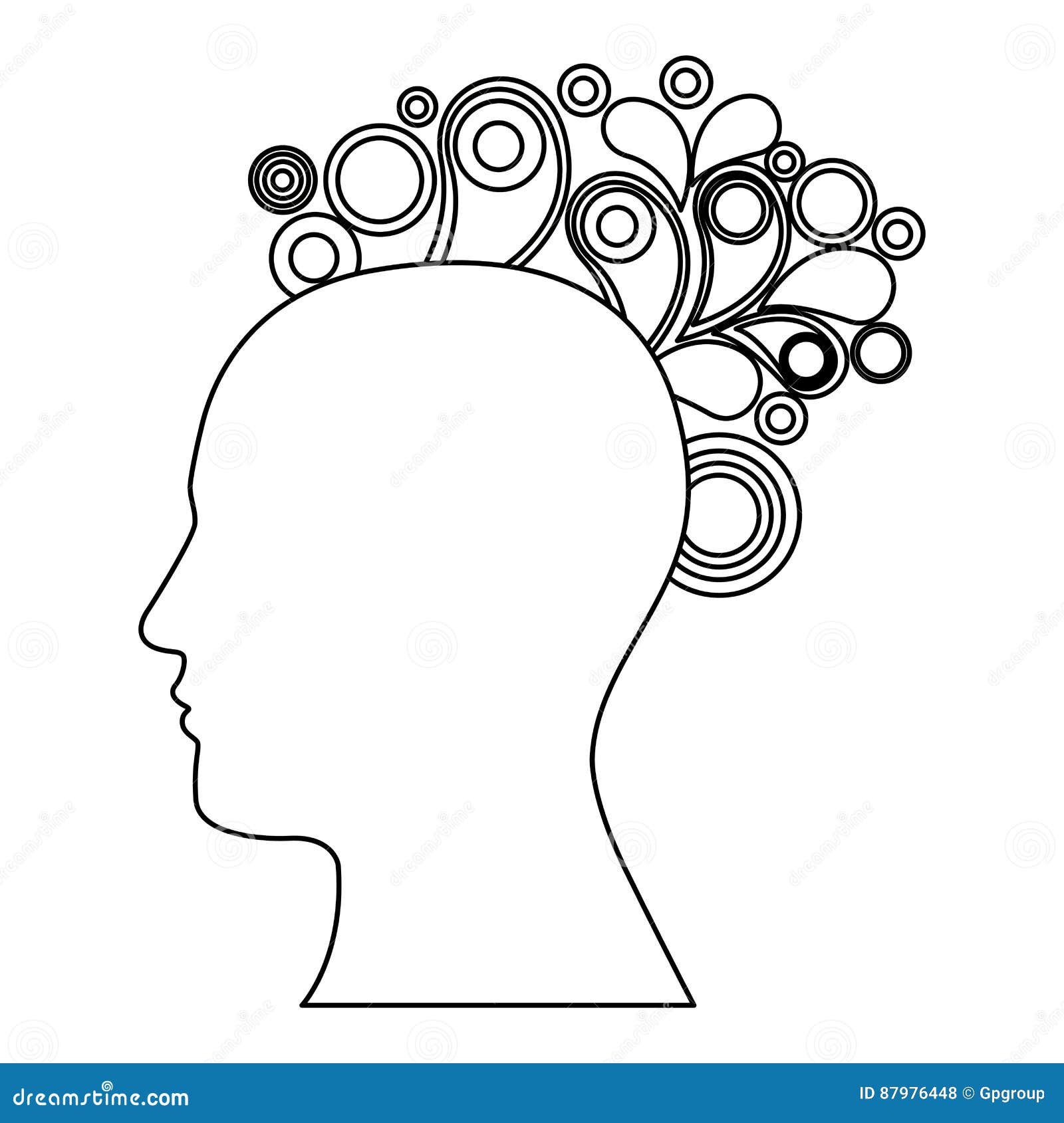 Figure Human with Figures Icon Stock Illustration - Illustration of ...