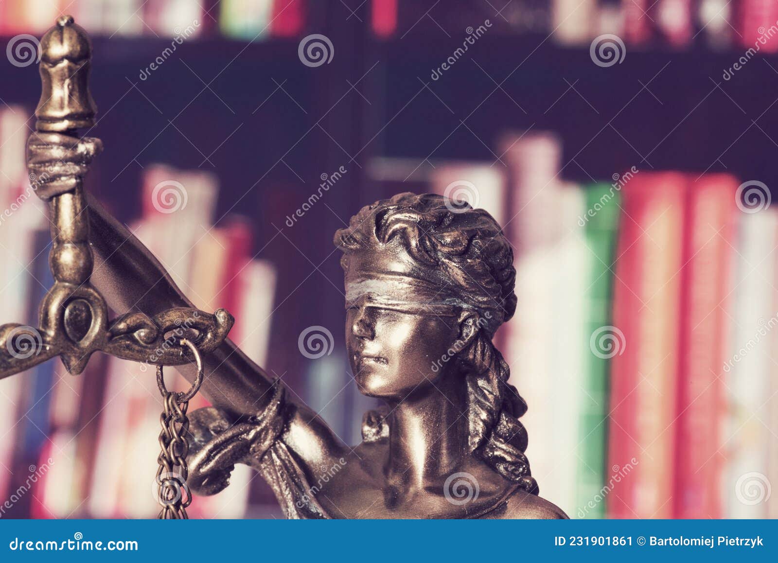 Figure of the Lady Justice Goddess of Justice Stock Image - Image of ...