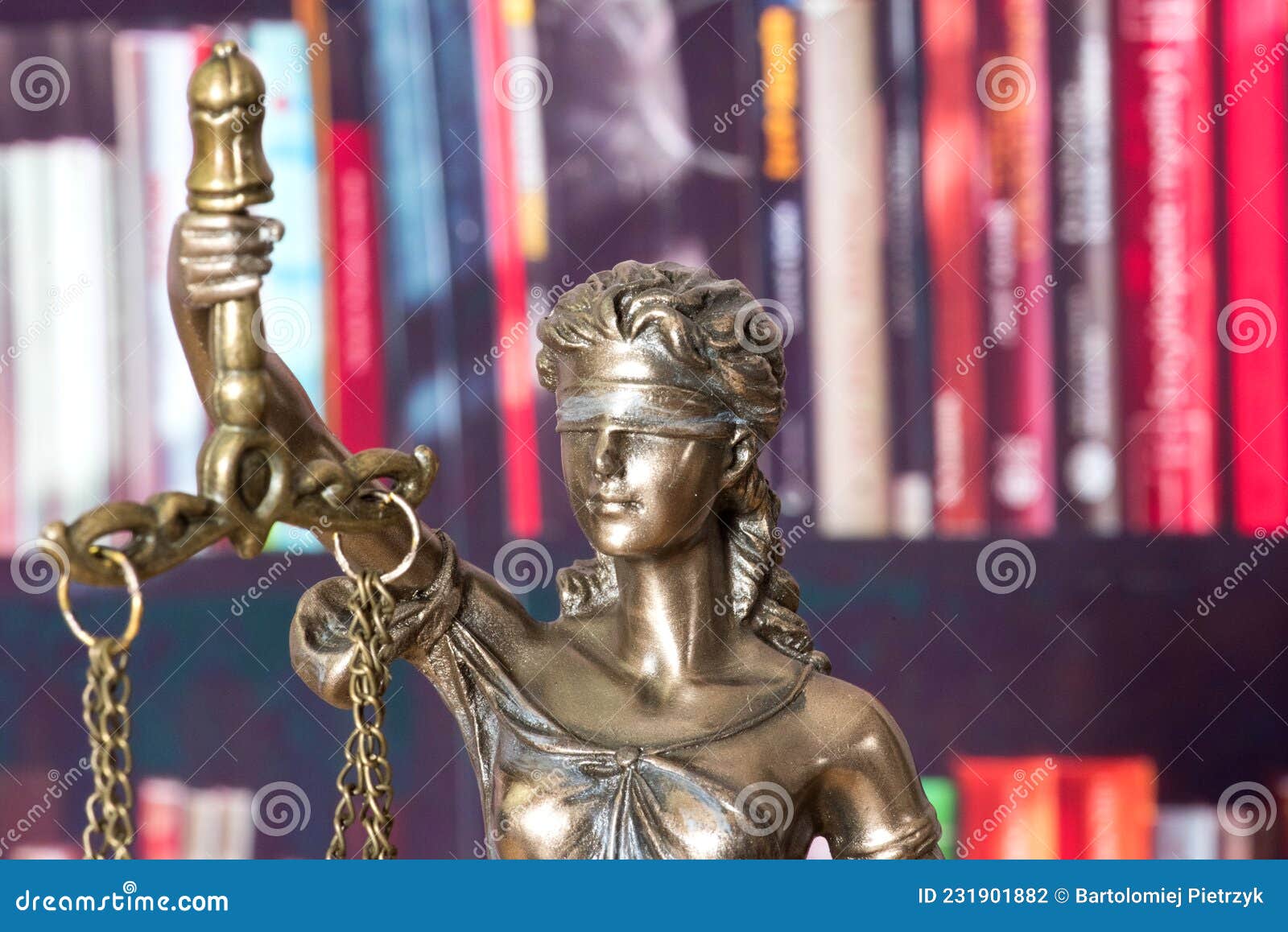 Figure of the Lady Justice Goddess of Justice Stock Photo - Image of ...