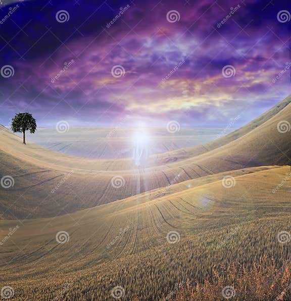 Figure of Light stock illustration. Illustration of christ - 16617199
