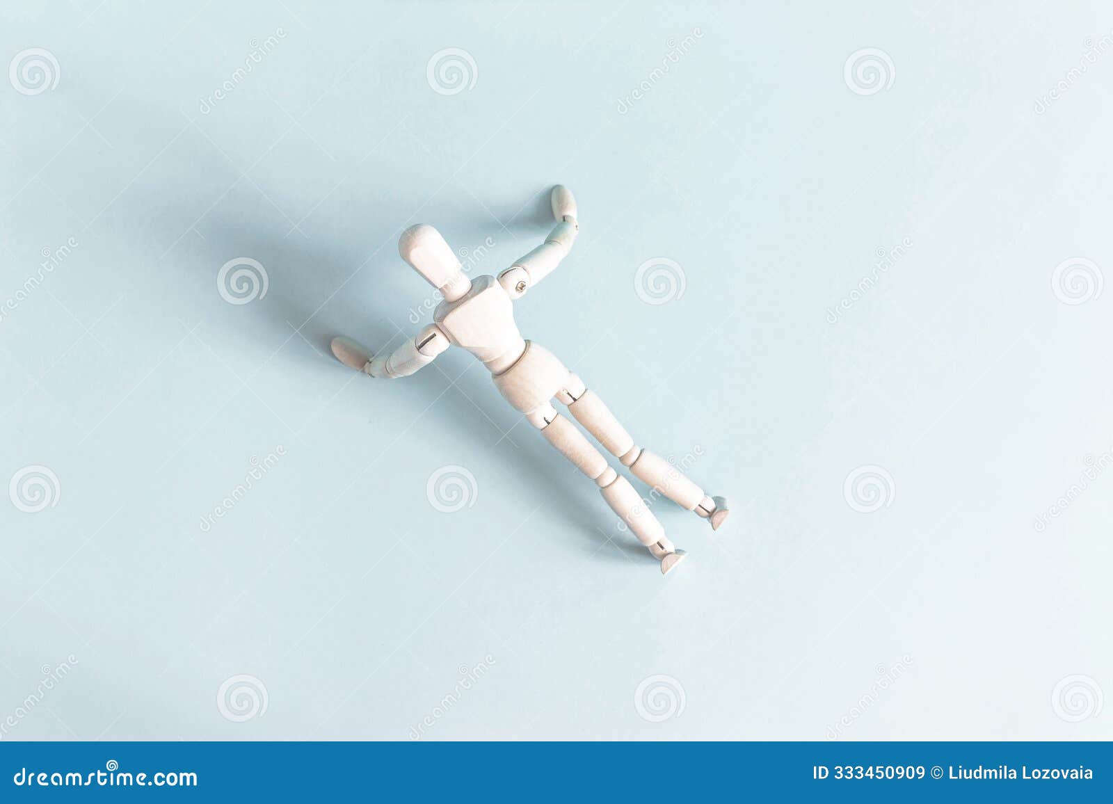 The Figure of a Man Performing a Physical Exercise Push-up from the ...