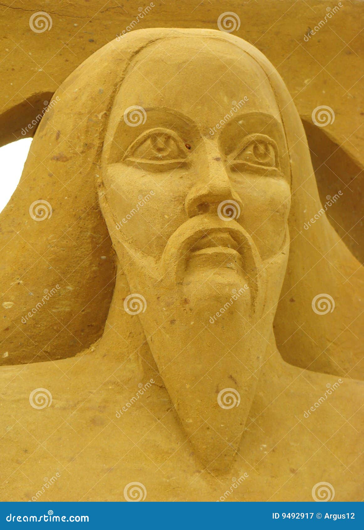 Figure of man from sand stock image. Image of lines, hairs - 9492917