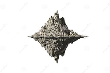 Figure Moon Rock Texture 3d Rendering White Background Stock ...