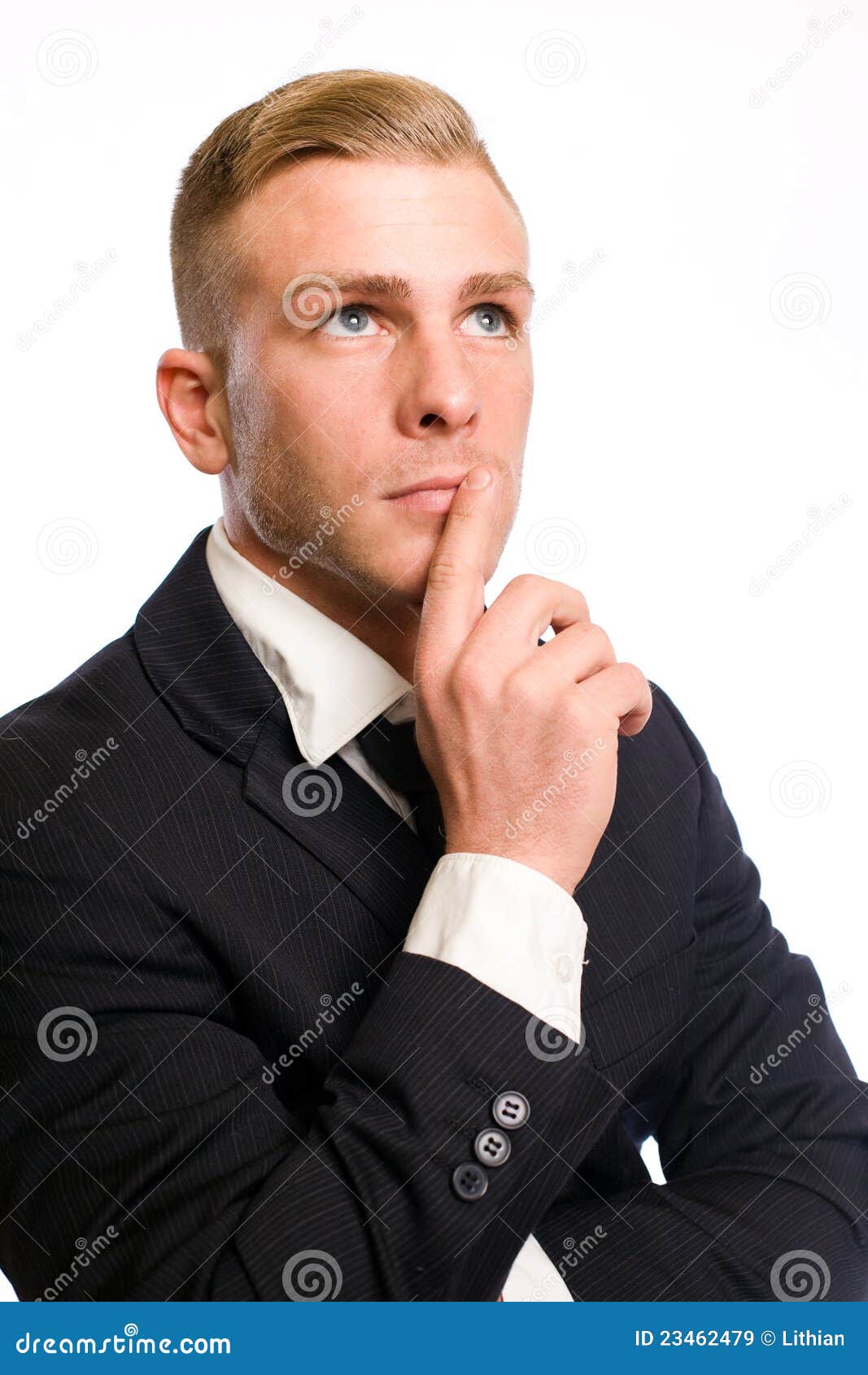 Figure this out. stock image. Image of shirt, smiling - 23462479