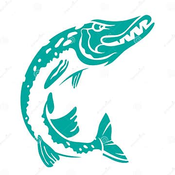 Figure pike stock vector. Illustration of vector, cool - 63276020