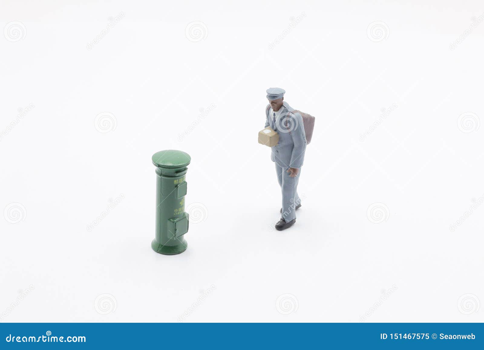 The Postman Delivered The Parcel Home With A Smile And A Happy Face ...