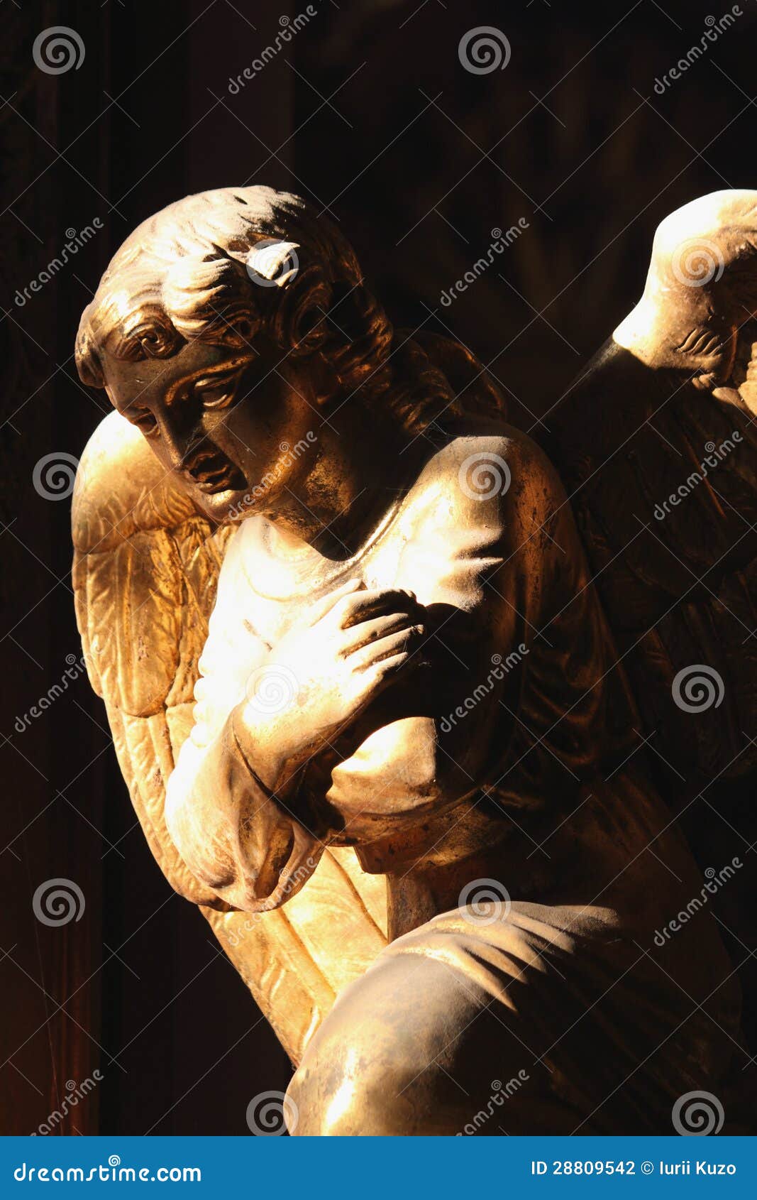 Figure of a Praying Angel stock photo. Image of artistic - 28809542