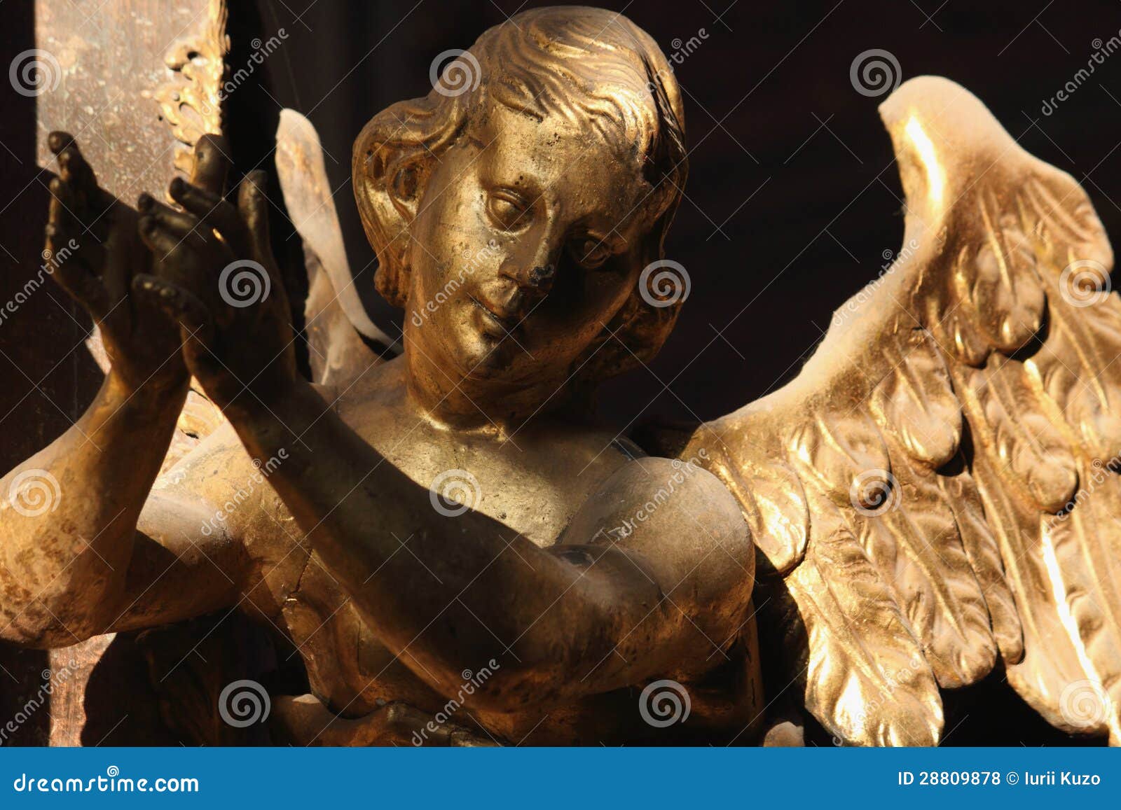 Figure of a Praying Angel stock photo. Image of catholic - 28809878
