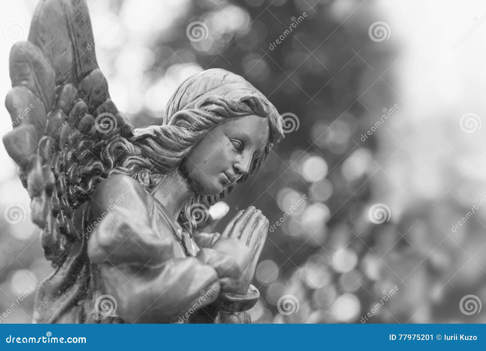 Figure Of A Praying Angel Stock Photo | CartoonDealer.com #77975201