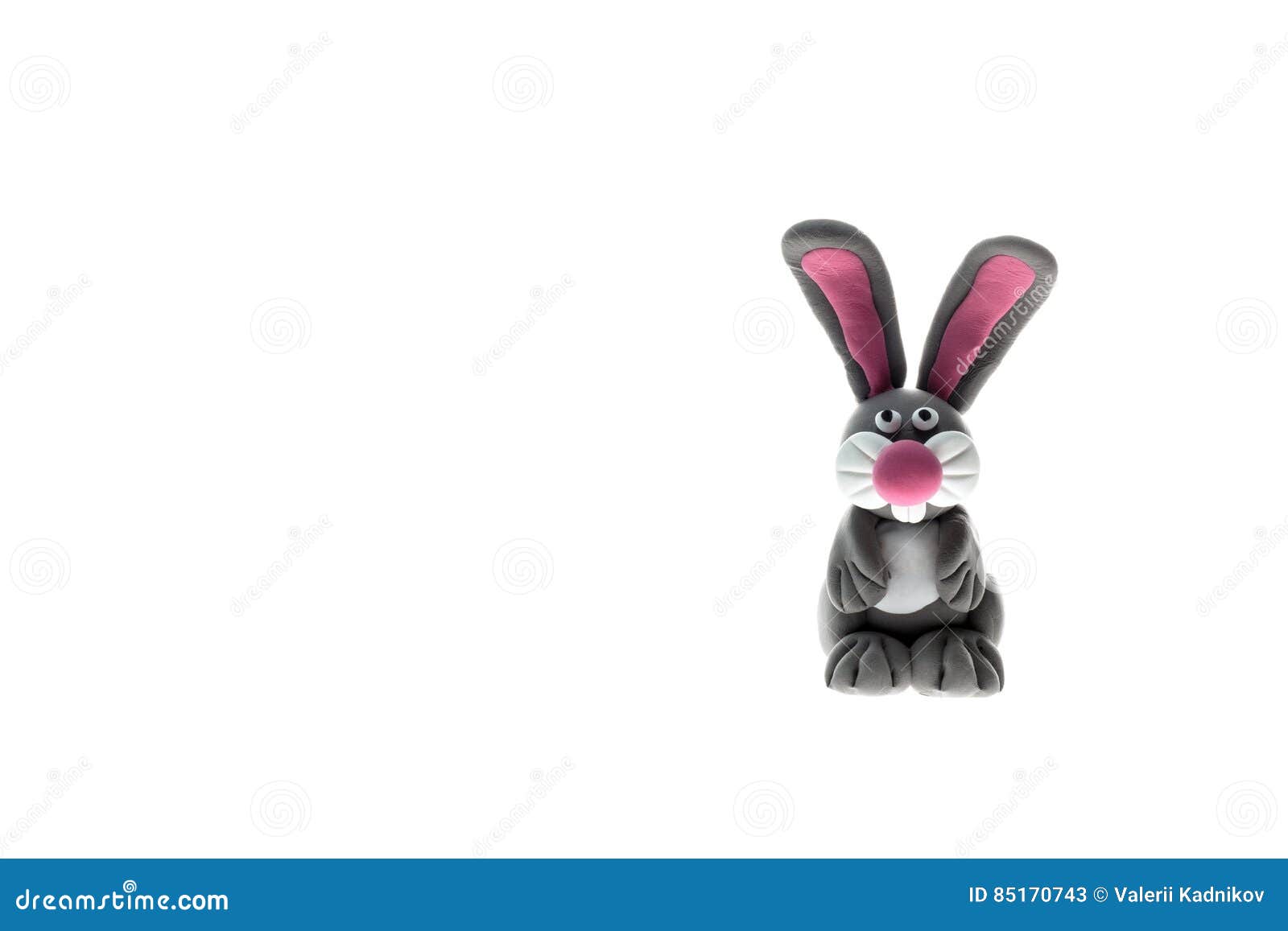 Figure of a Rabbit from Plasticine Stock Image - Image of bunny, coney ...