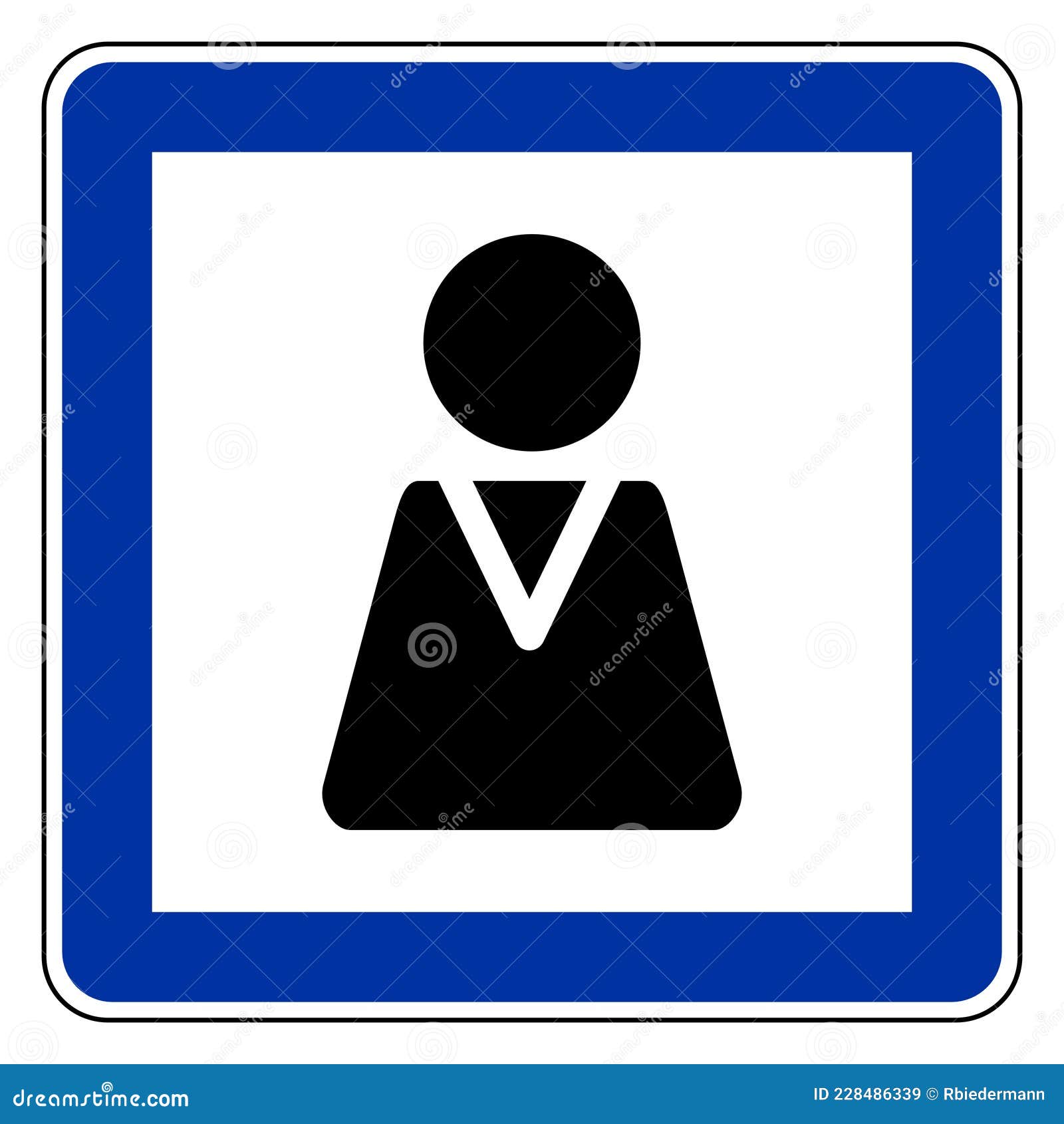 Figure and road sign stock vector. Illustration of street - 228486339
