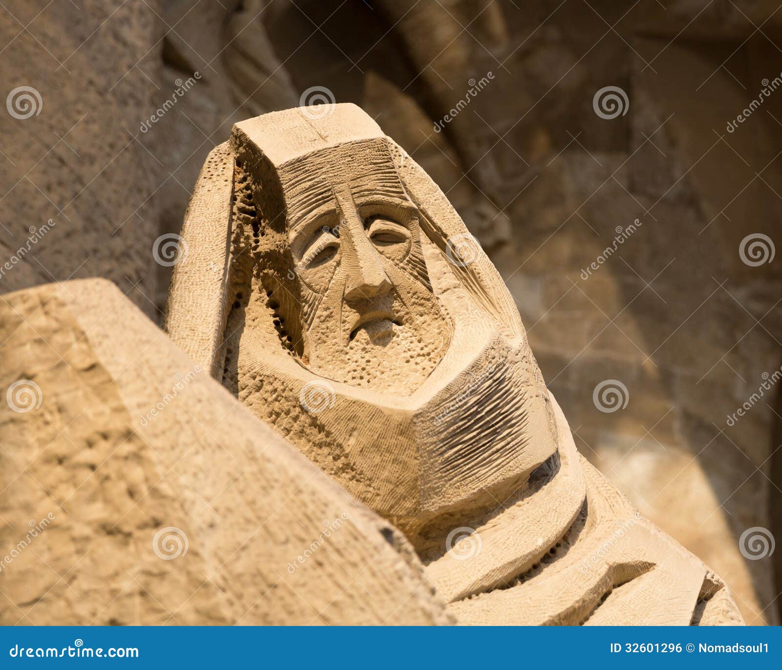 Figure of sad saint stock photo. Image of religious, location - 32601296