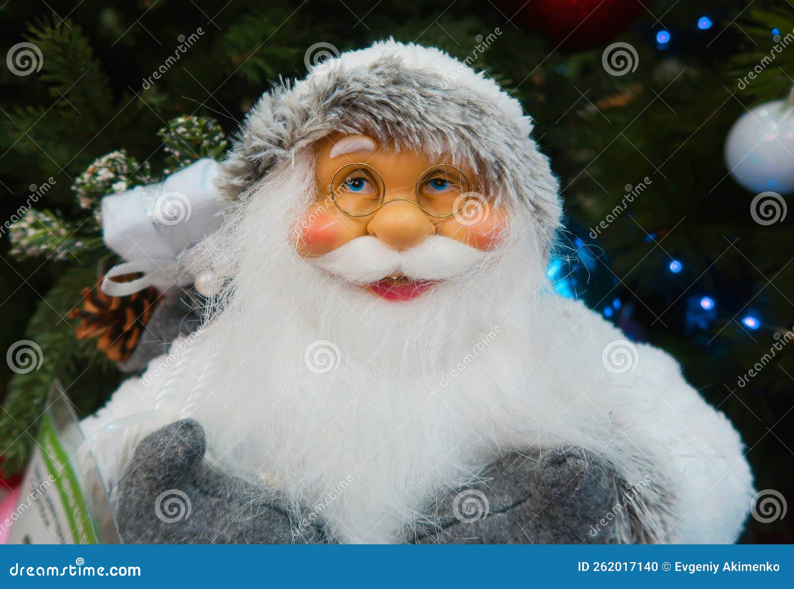 Figure of Santa Claus Close Up Stock Photo - Image of carnival, close ...