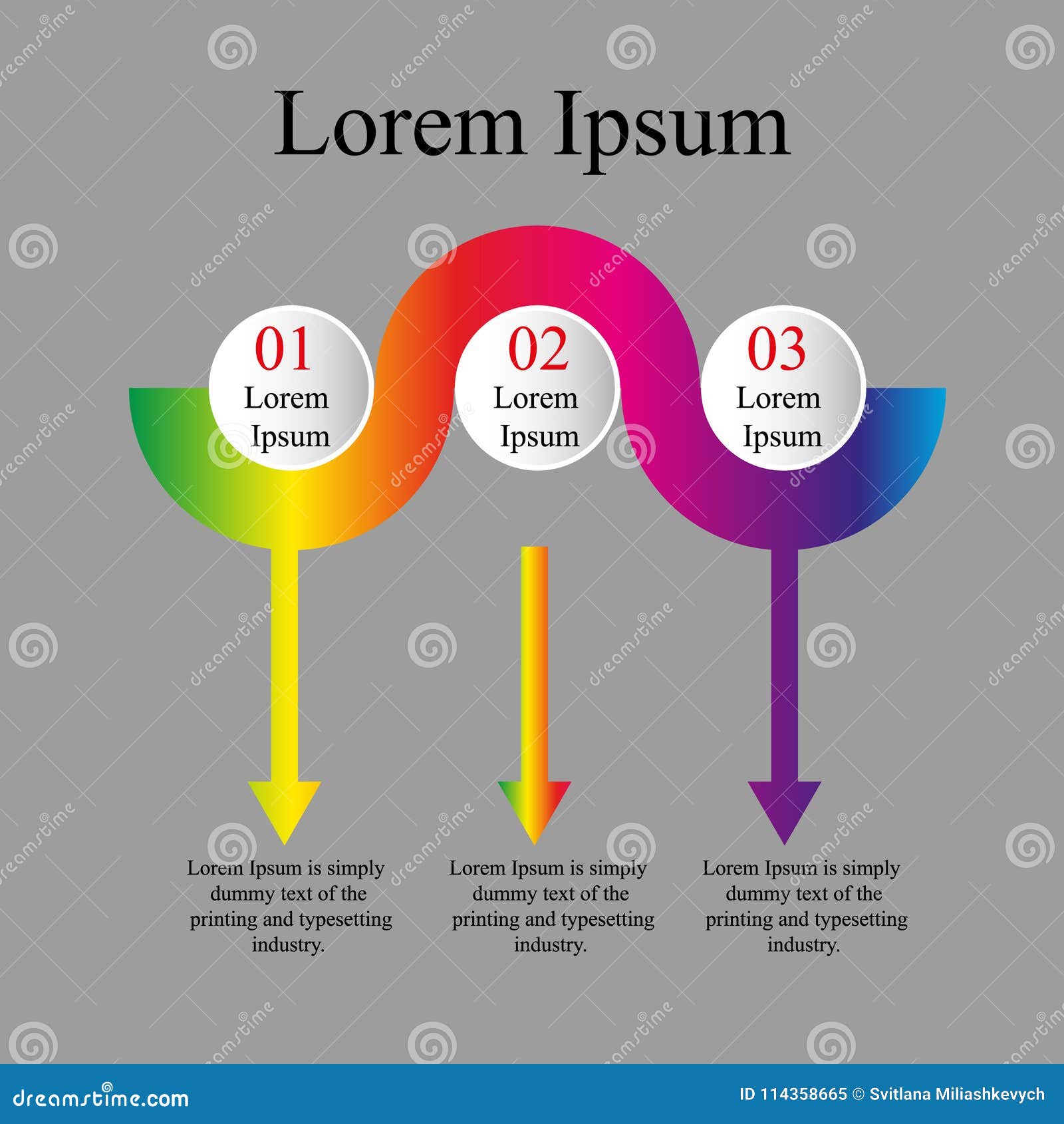 Infographic without text stock illustration. Illustration of ...