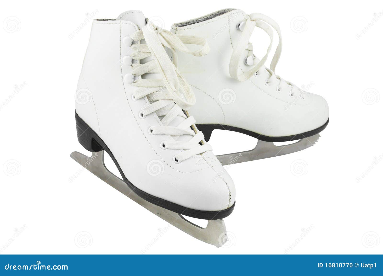 Figure skate stock photo. Image of lace, leisure, leather - 16810770