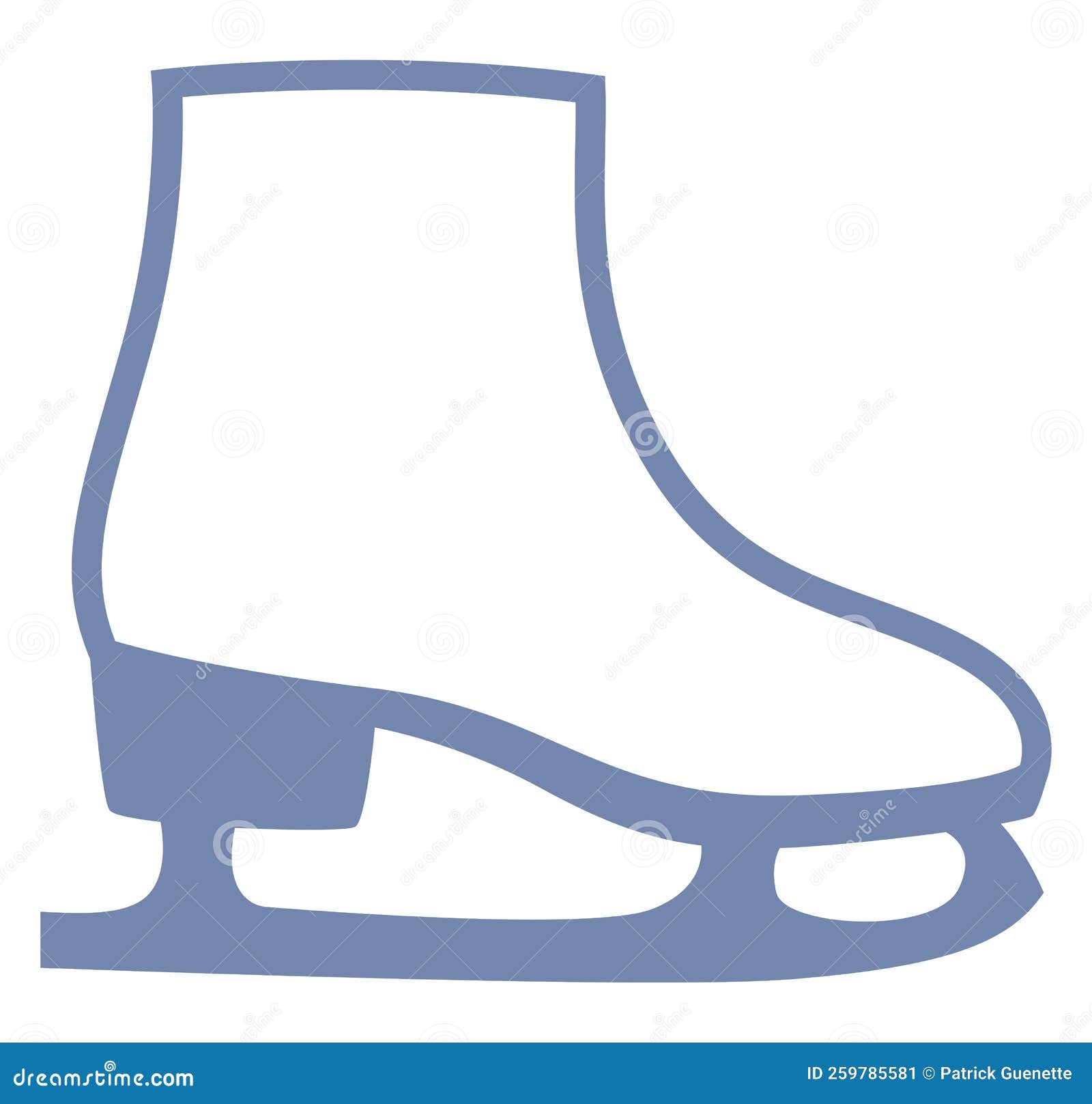 Figure skating, icon stock vector. Illustration of sport - 259785581