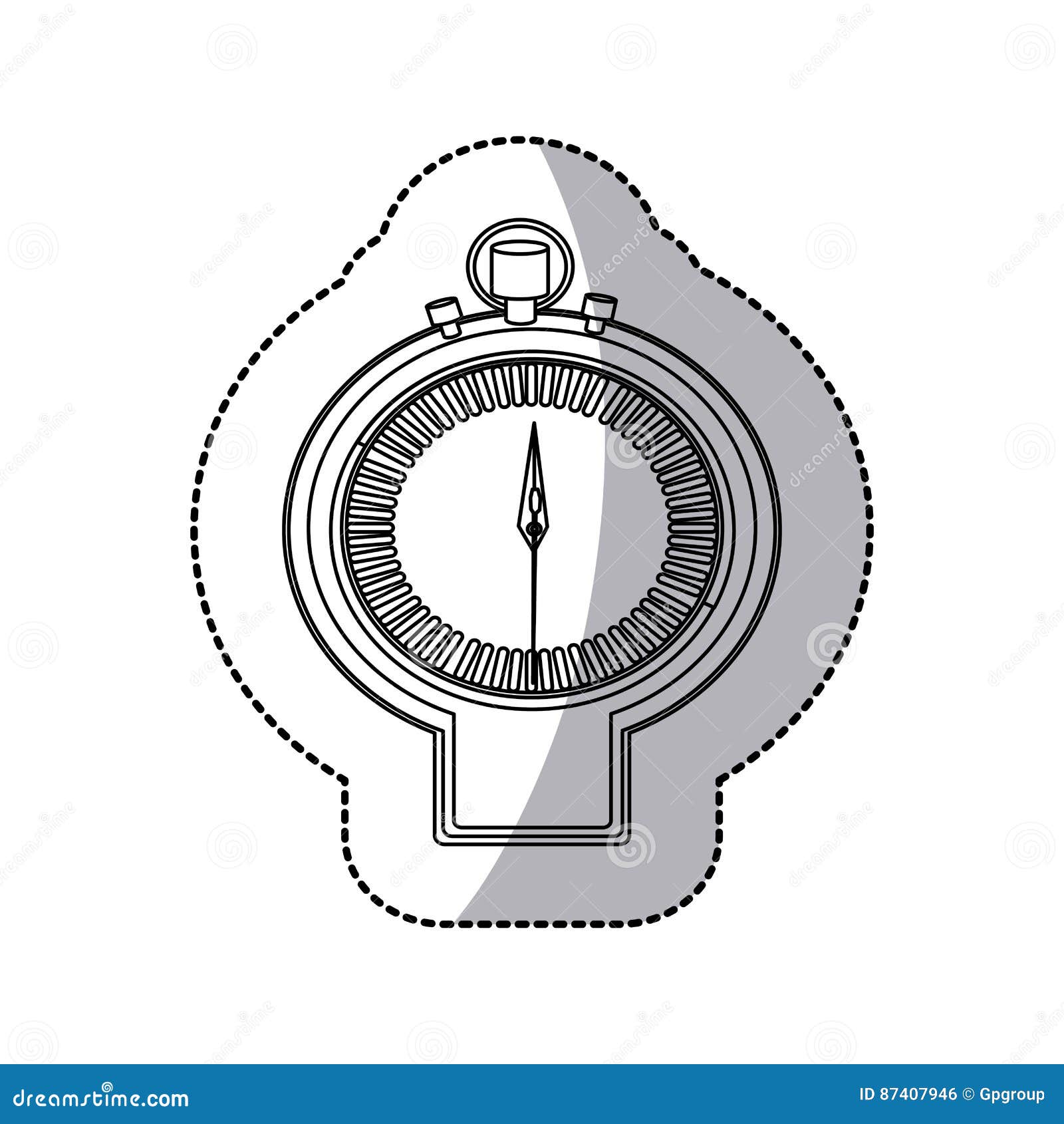 Figure Sticker Face Woman Icon Royalty-Free Stock Image | CartoonDealer ...