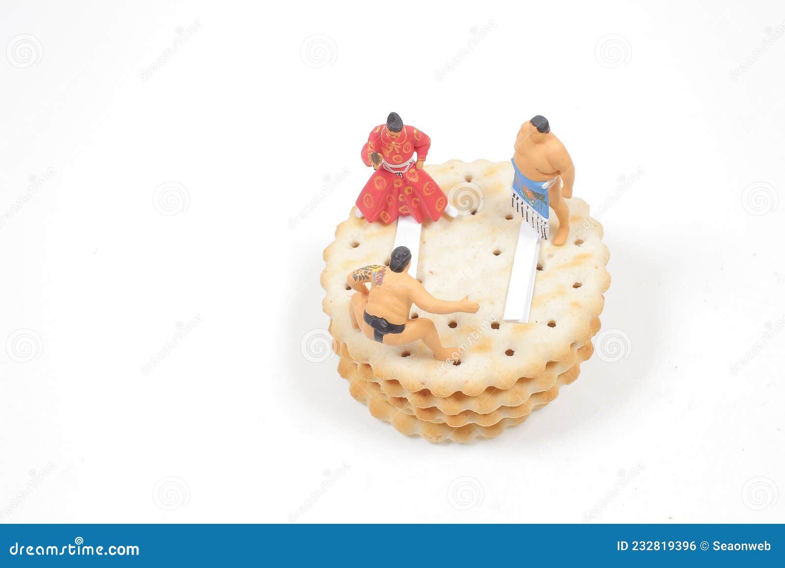 The Figure of Sumo Wrestler on Biscuits Stock Photo - Image of people ...