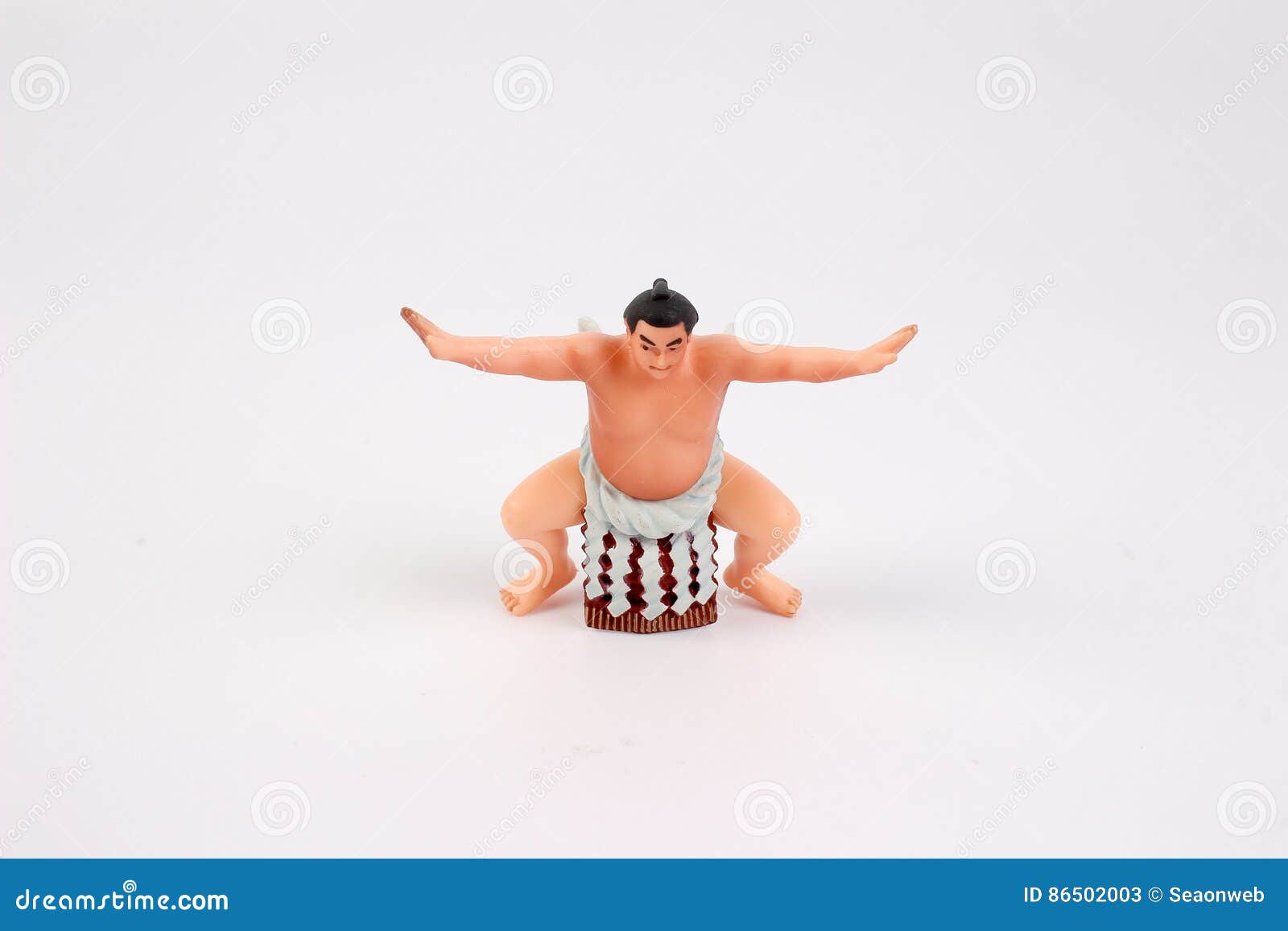 The Figure of Sumo Wrestler Stock Image - Image of cartoon, arena: 86502003