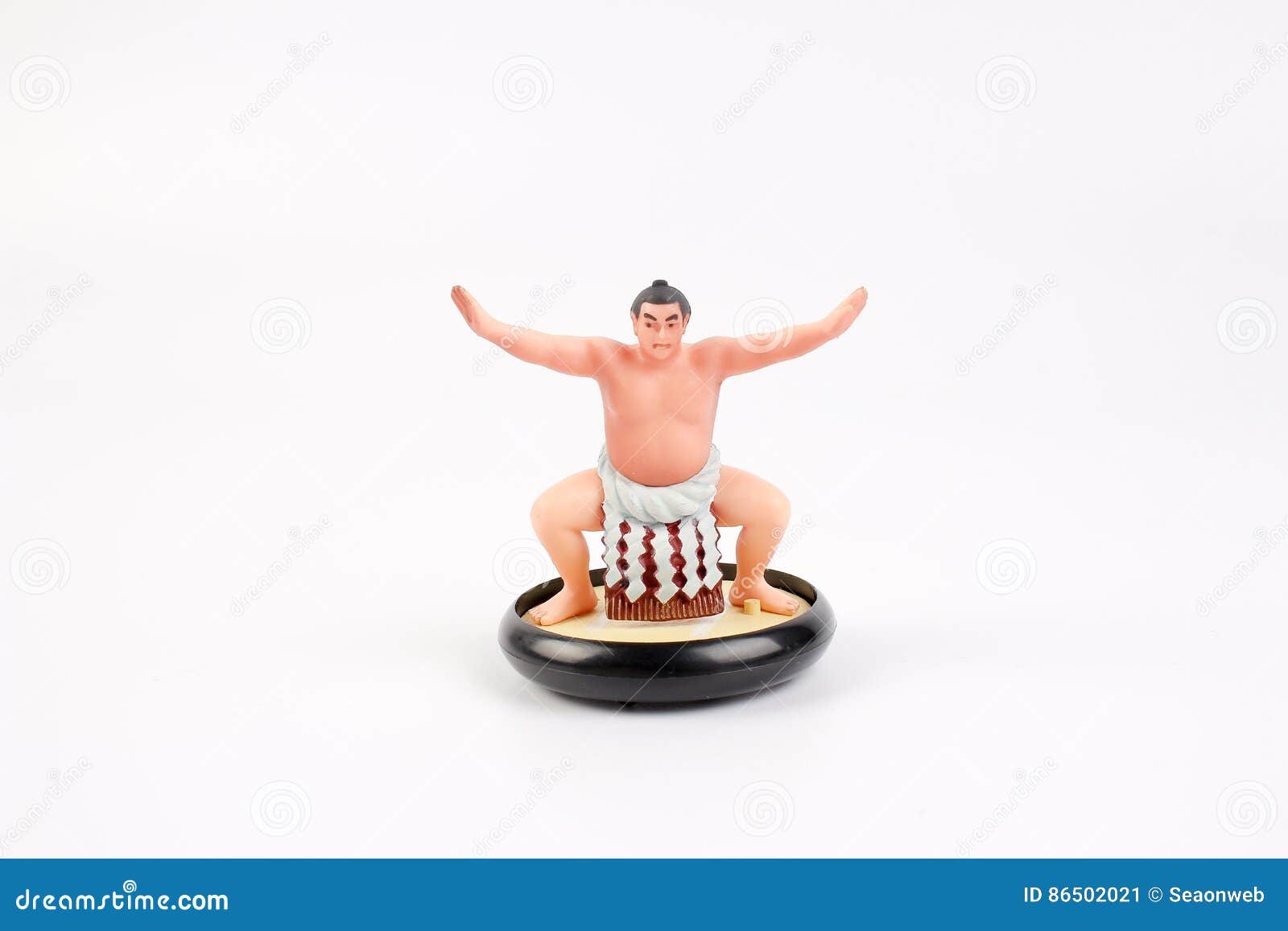 The Figure of Sumo Wrestler Stock Image - Image of japan, pose: 86502021