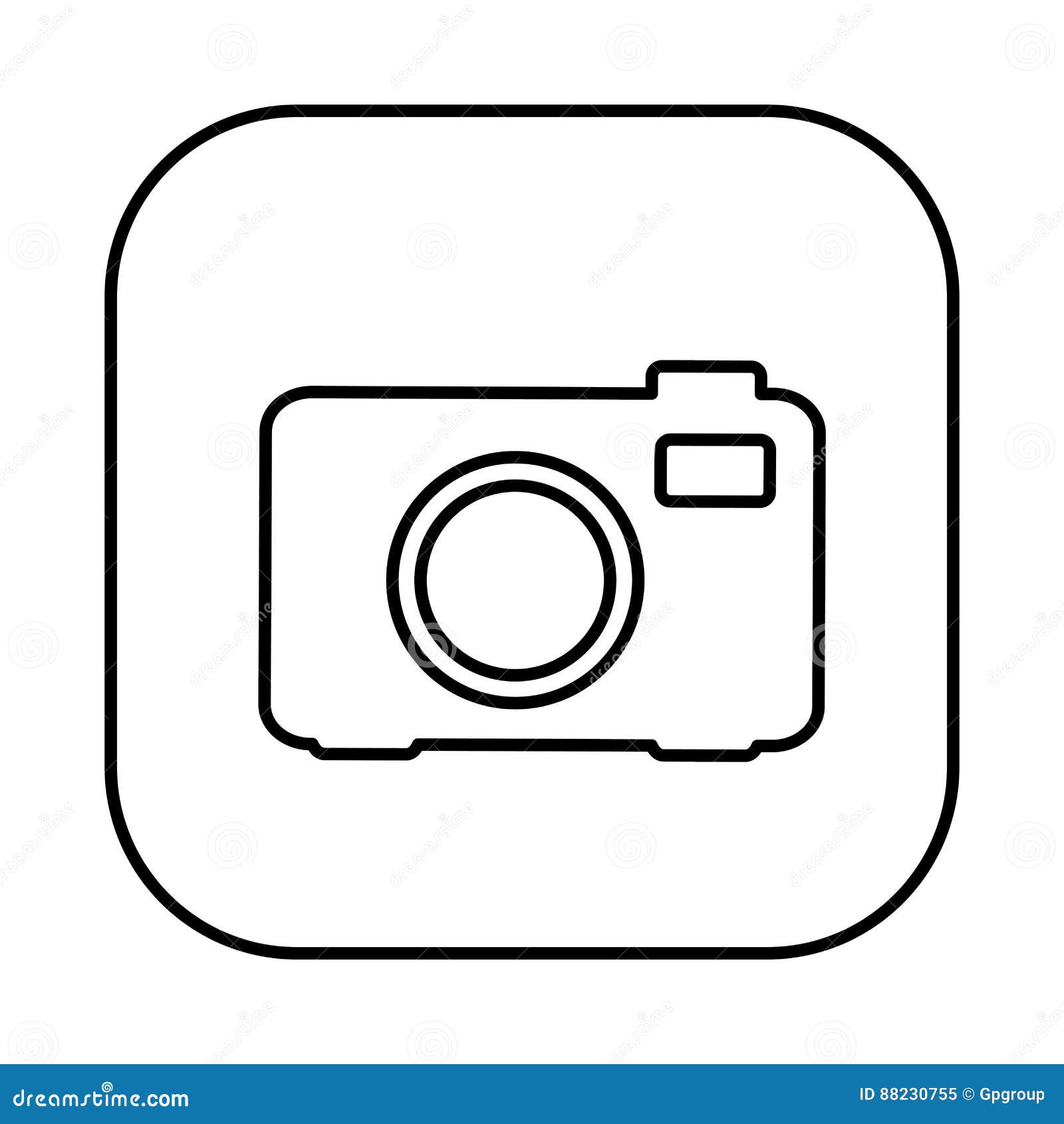 Figure symbol camera icon stock illustration. Illustration of ceremony ...
