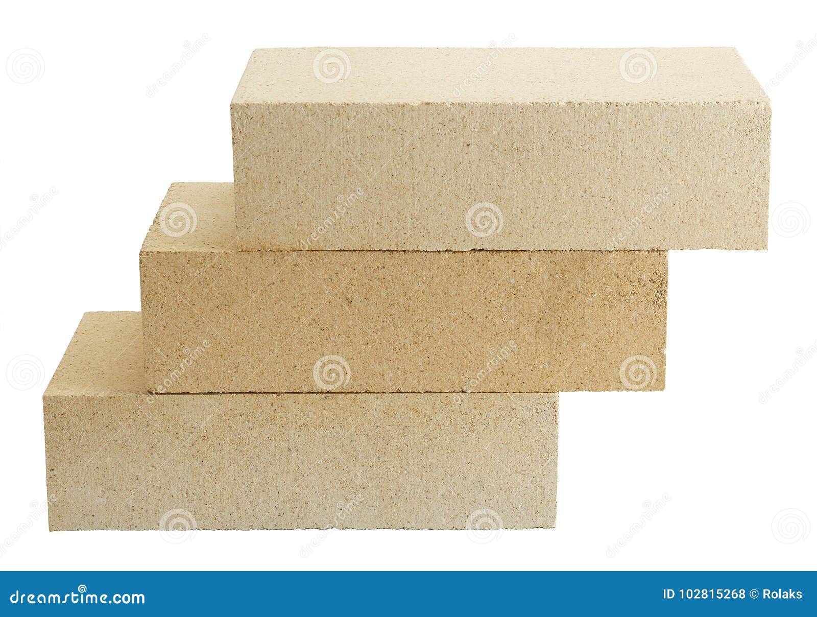 Figure of three bricks stock photo. Image of texture - 102815268